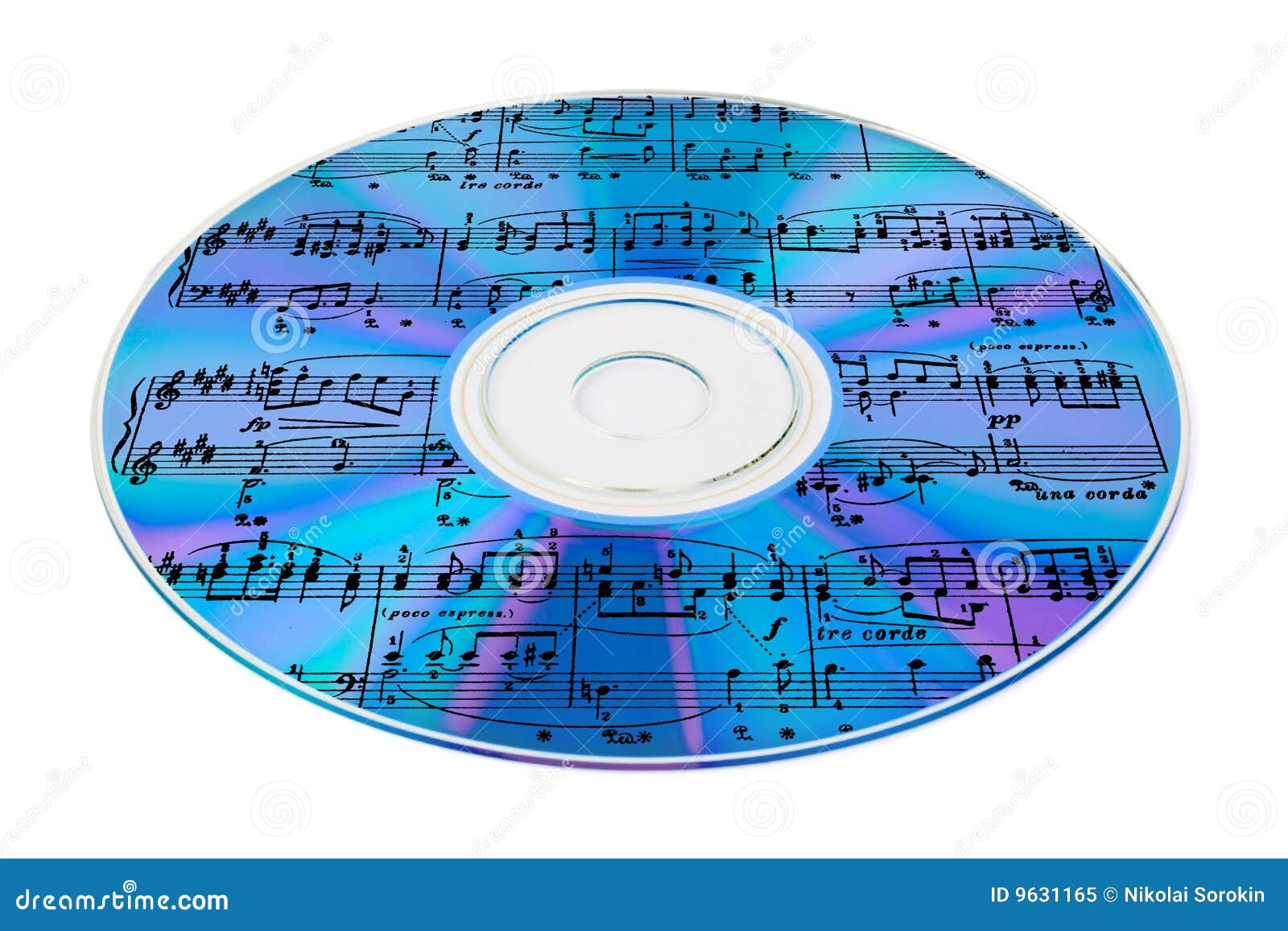 Music on cd stock image. Image of cdrom, circle, disk - 9631165