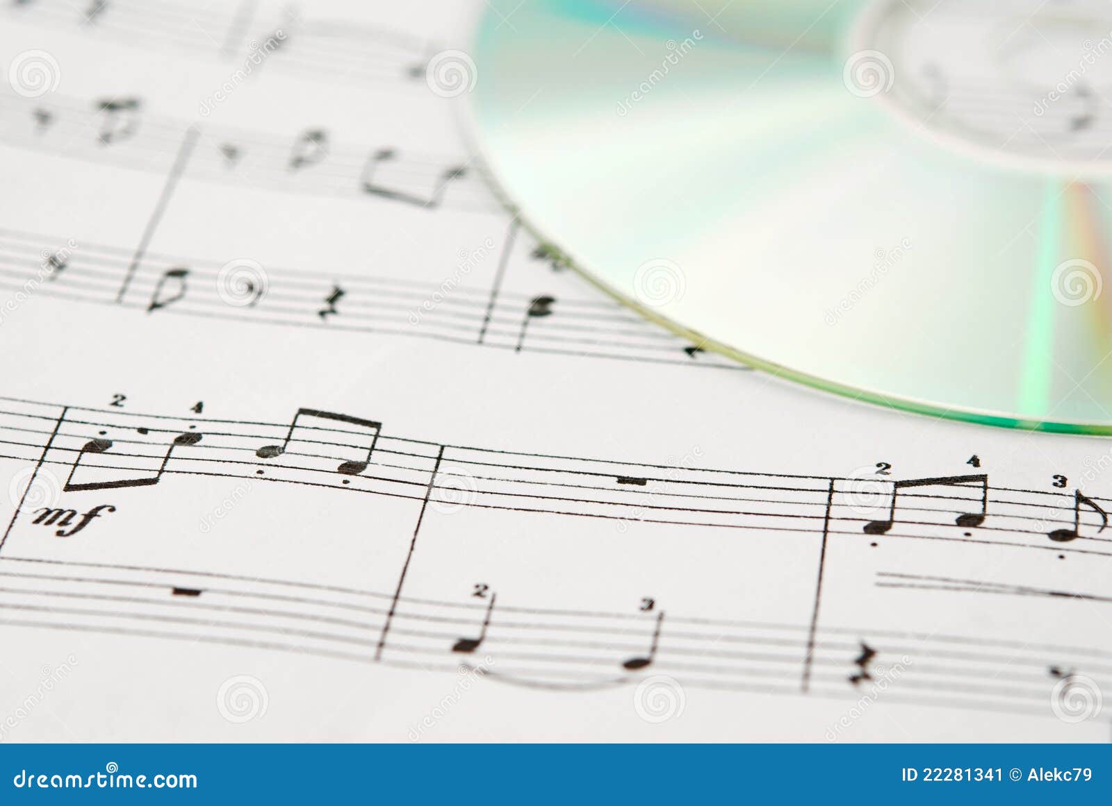 Music CD and music sheet stock image. Image of sheet - 22281341