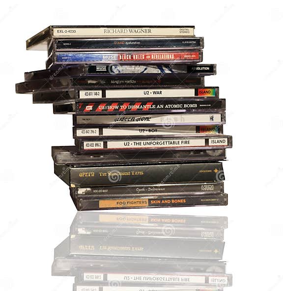 Music CD`s editorial image. Image of classic, muse, staind - 15607940