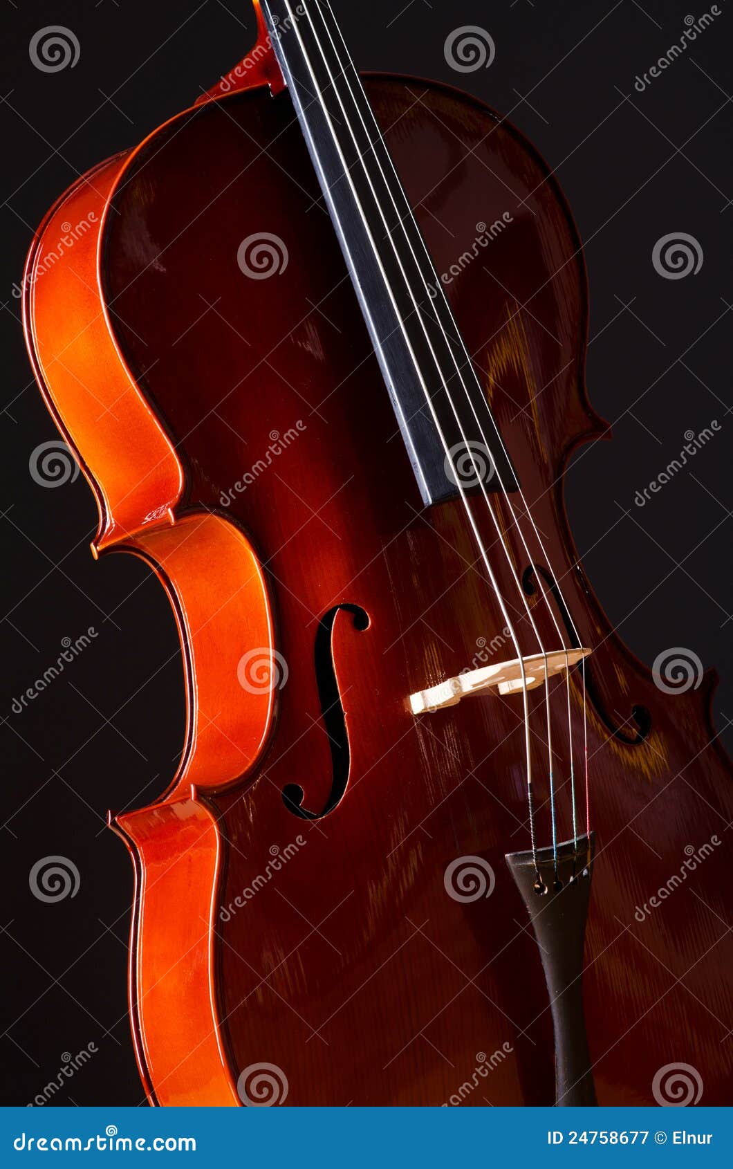Music Cello in dark room stock image. Image of instrument - 24758677