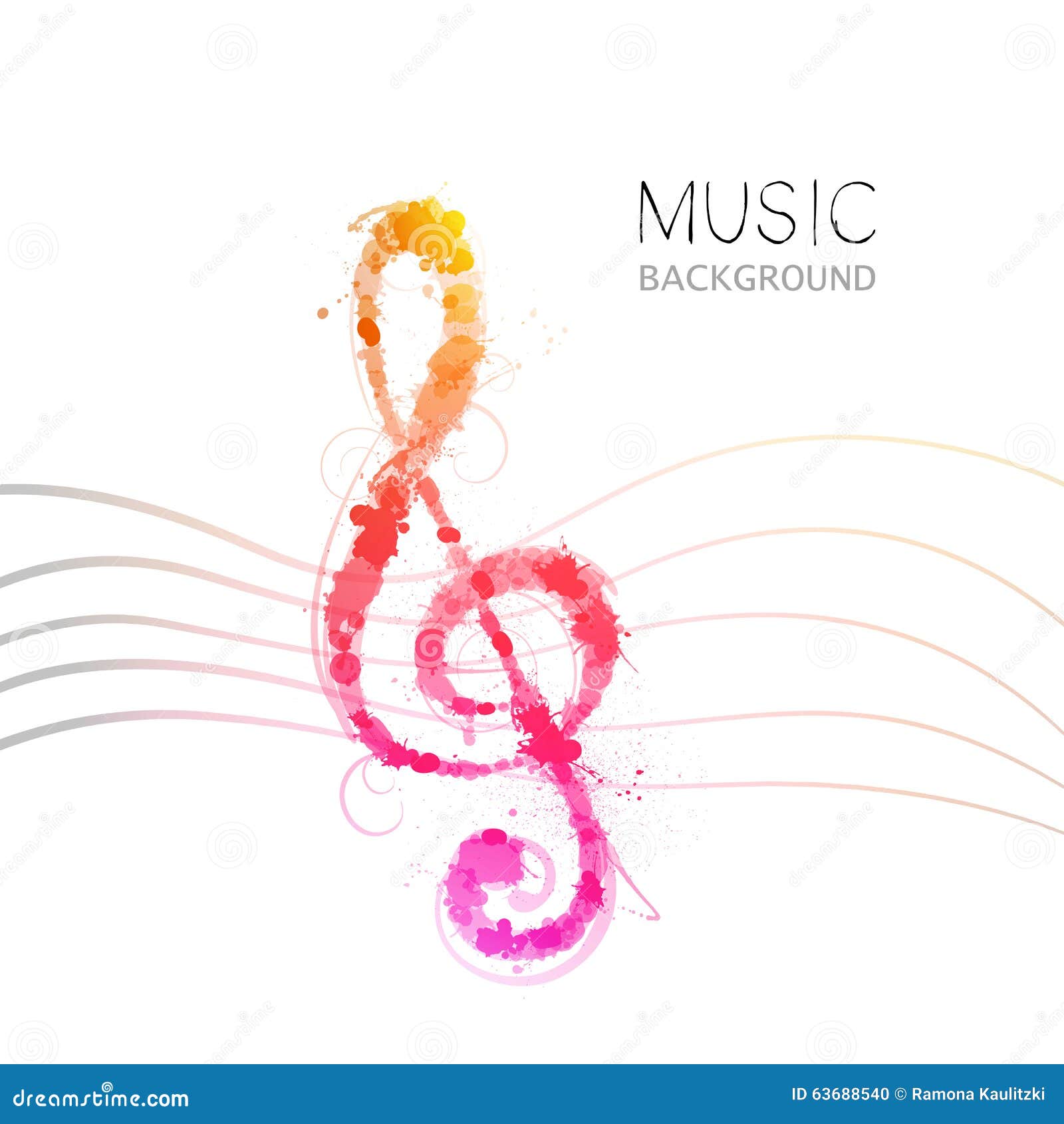 Music clef stock illustration. Illustration of element - 63688540