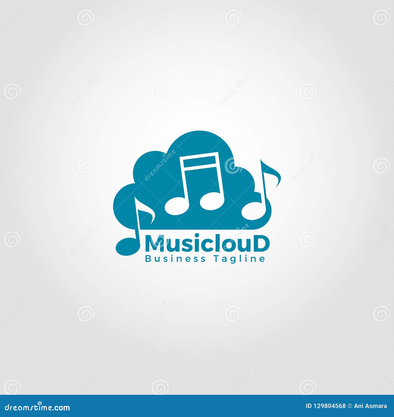 Music Cloud - High Quality Online Music Streaming Logo Stock Vector ...