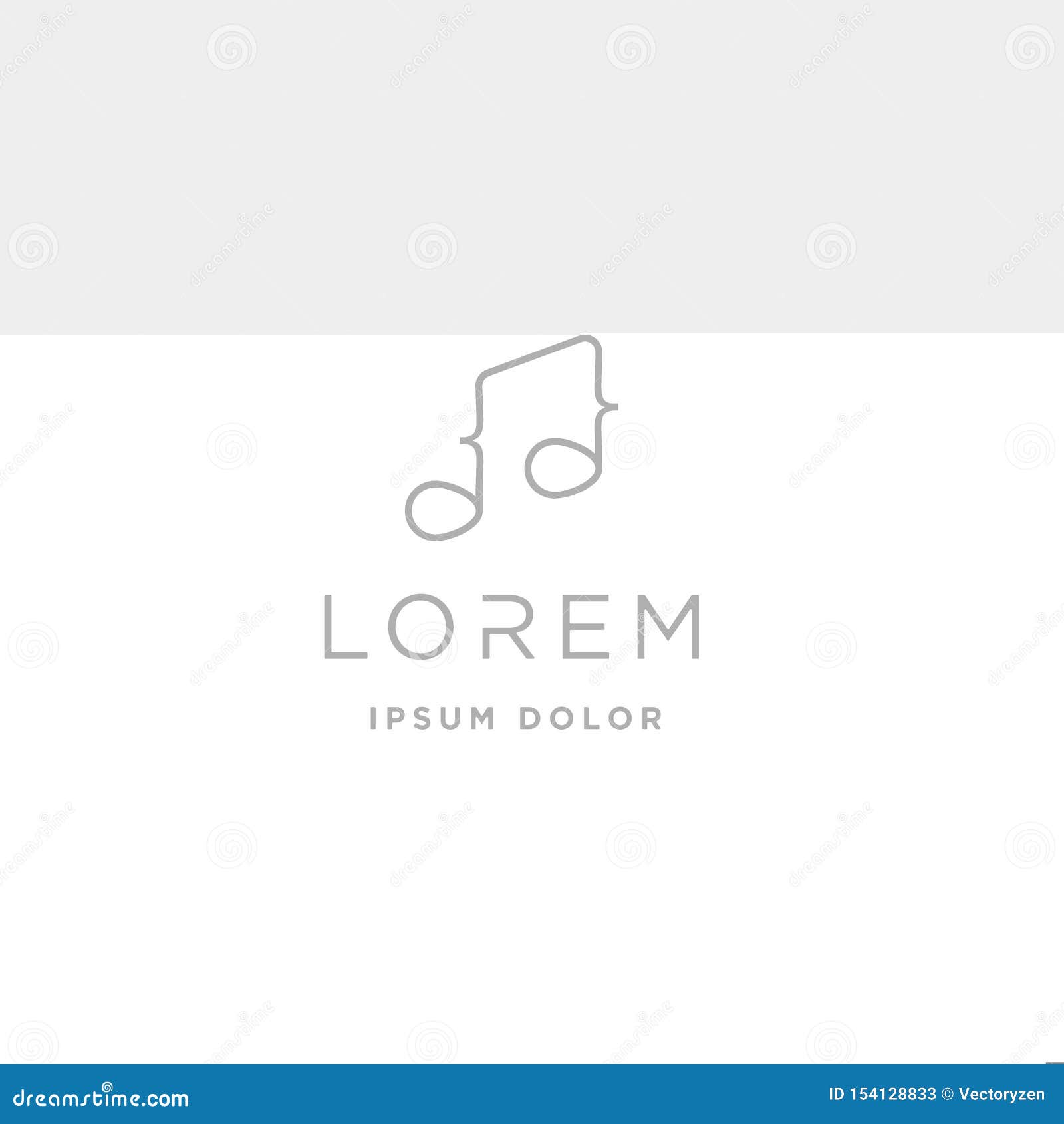 Music Code Logo Design Vector Simple Line Code Stock Vector ...