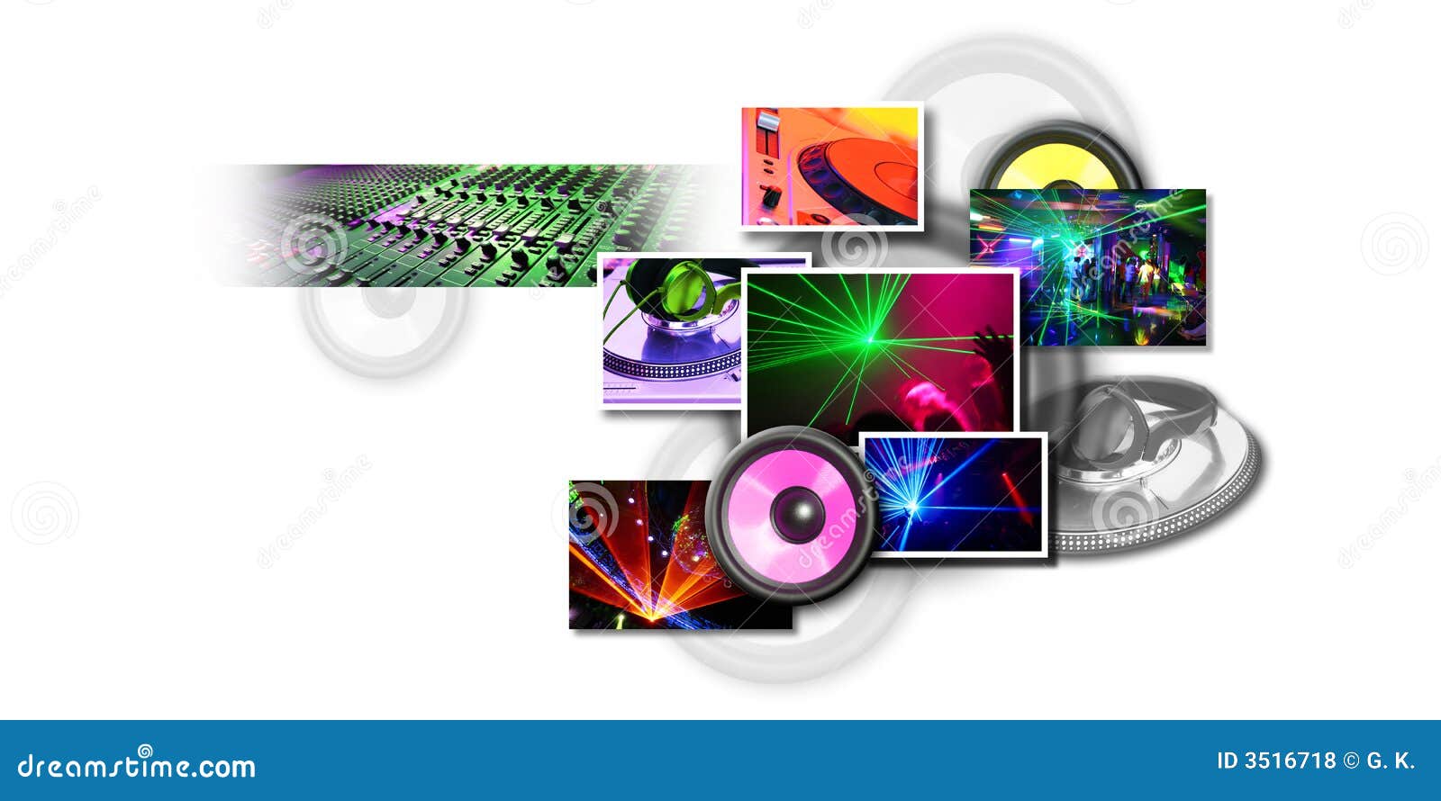 Music Collection stock illustration. Illustration of concert - 3516718