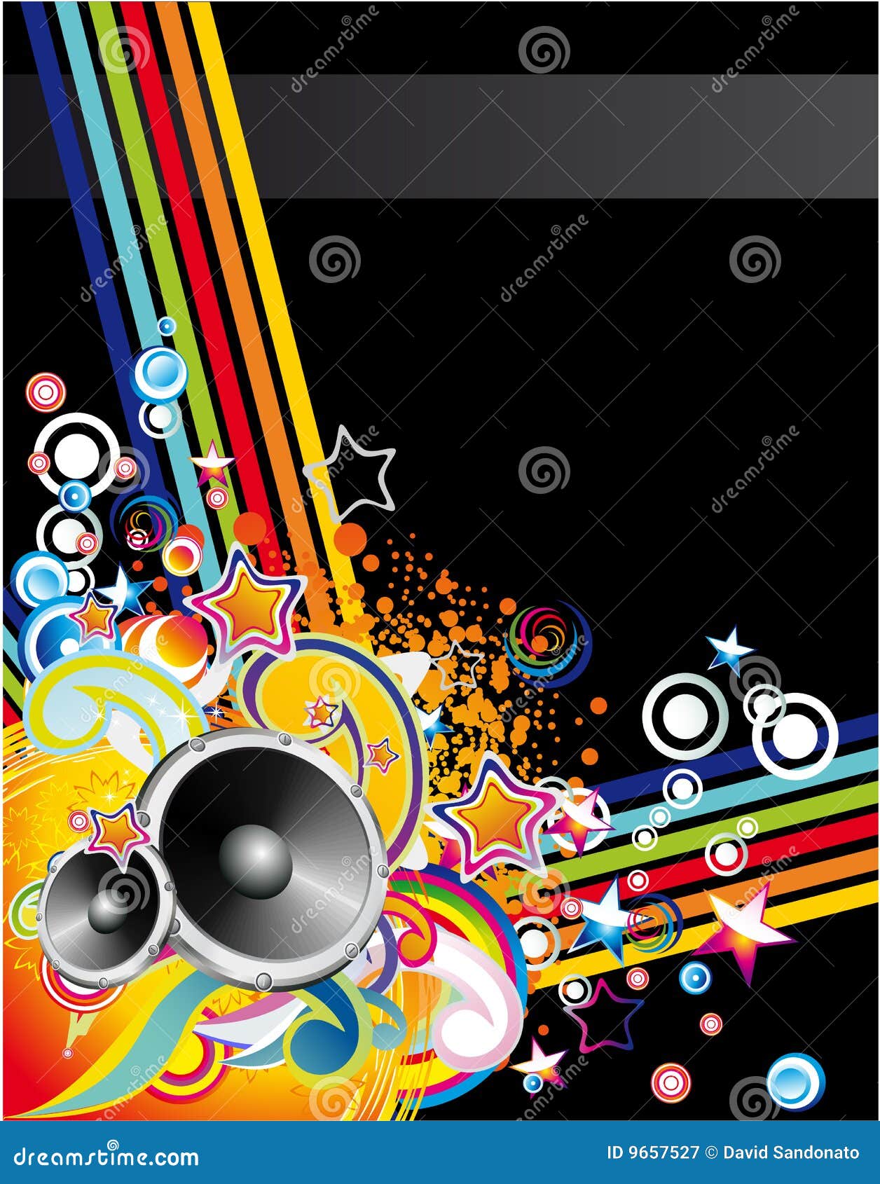 Music Colorful Abstract Background Stock Vector - Illustration of dance ...