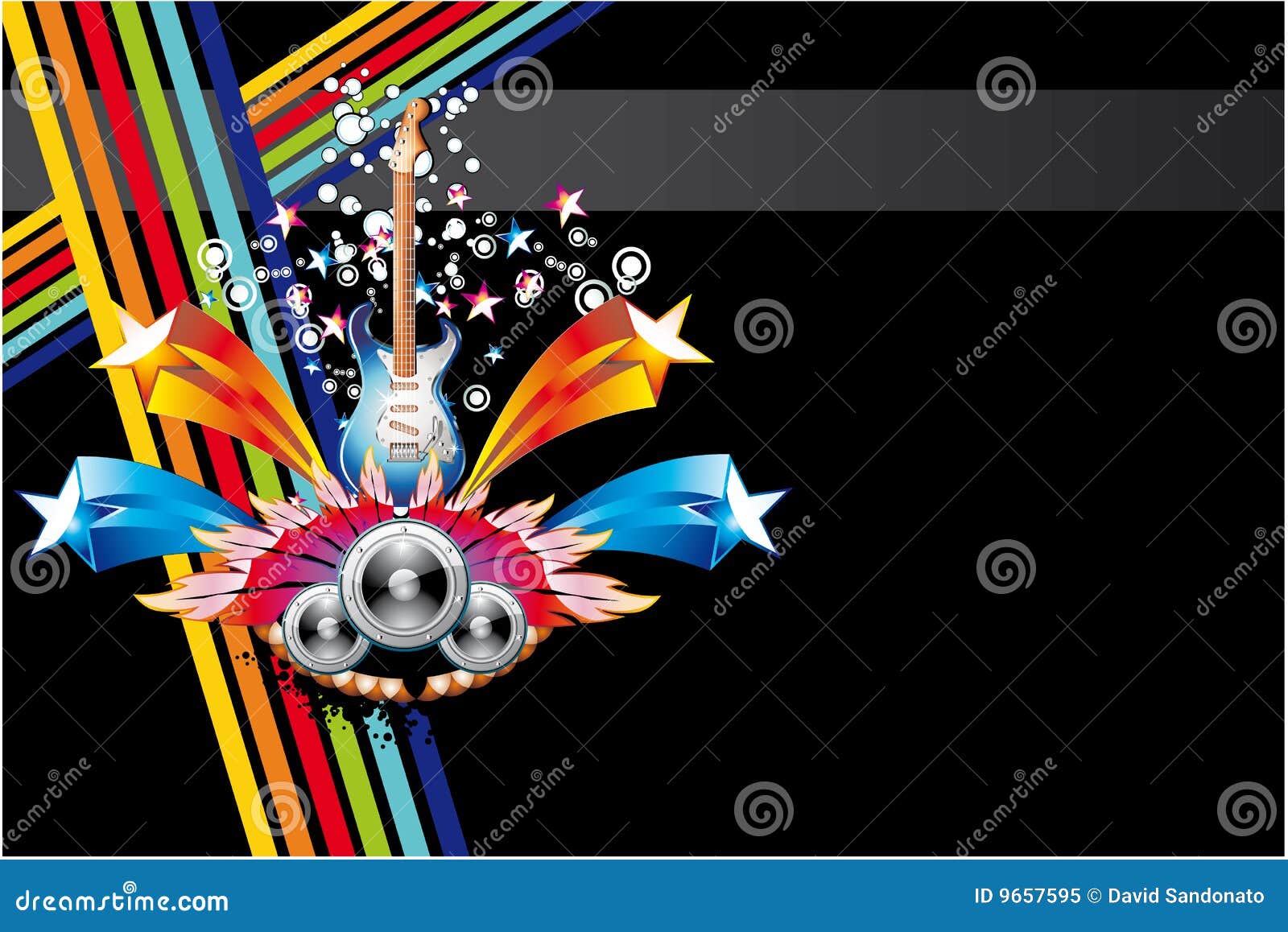 Music Colorful Abstract Background Stock Vector - Illustration of ...