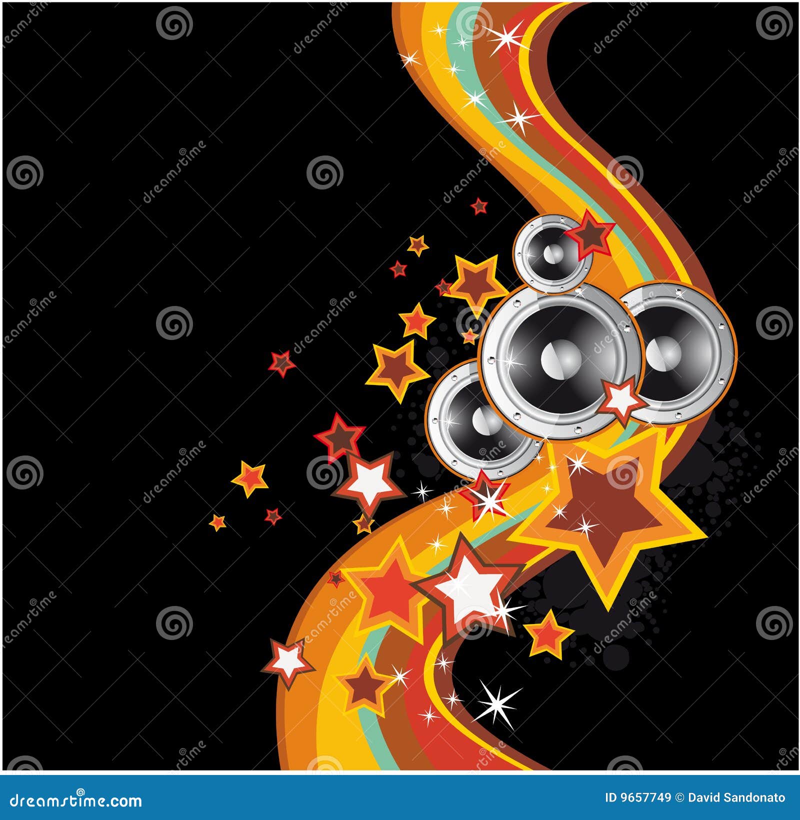 Music Colorful Abstract Background Stock Vector - Illustration of ...