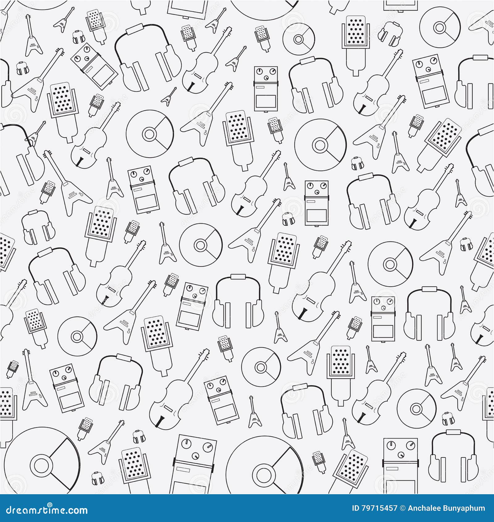 Music colour pattern stock illustration. Illustration of musical - 79715457