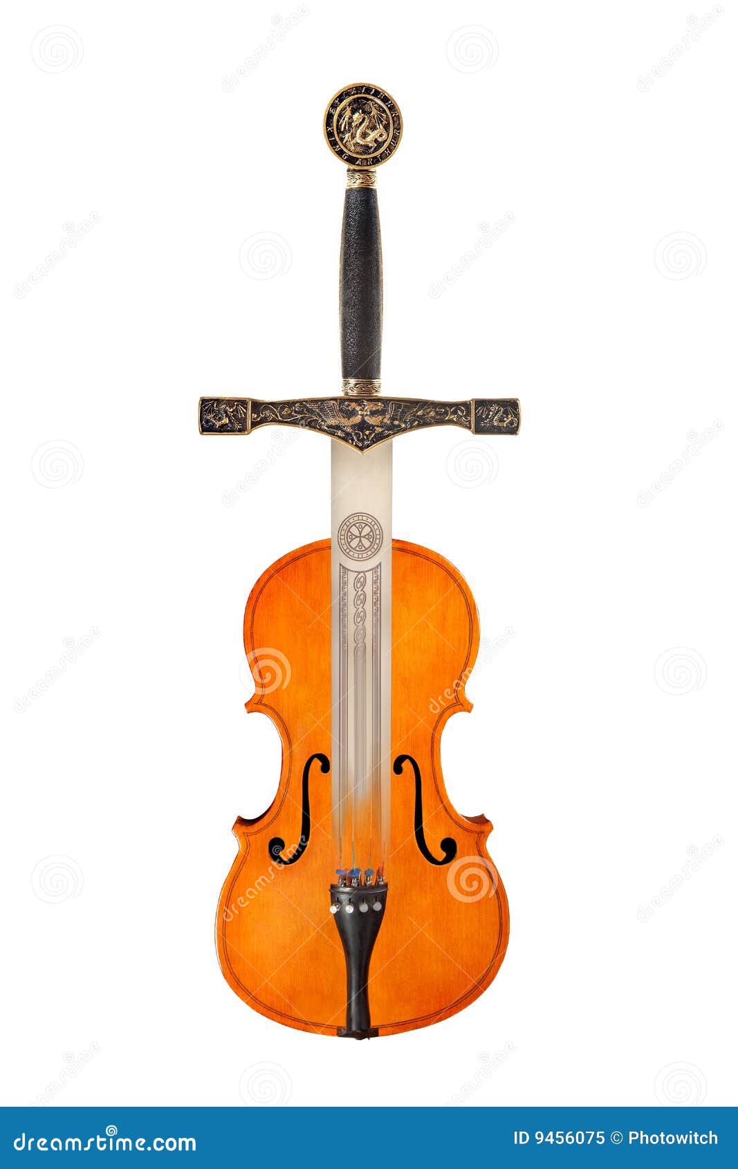 Music and combat stock image. Image of steel, sabre, closeup - 9456075