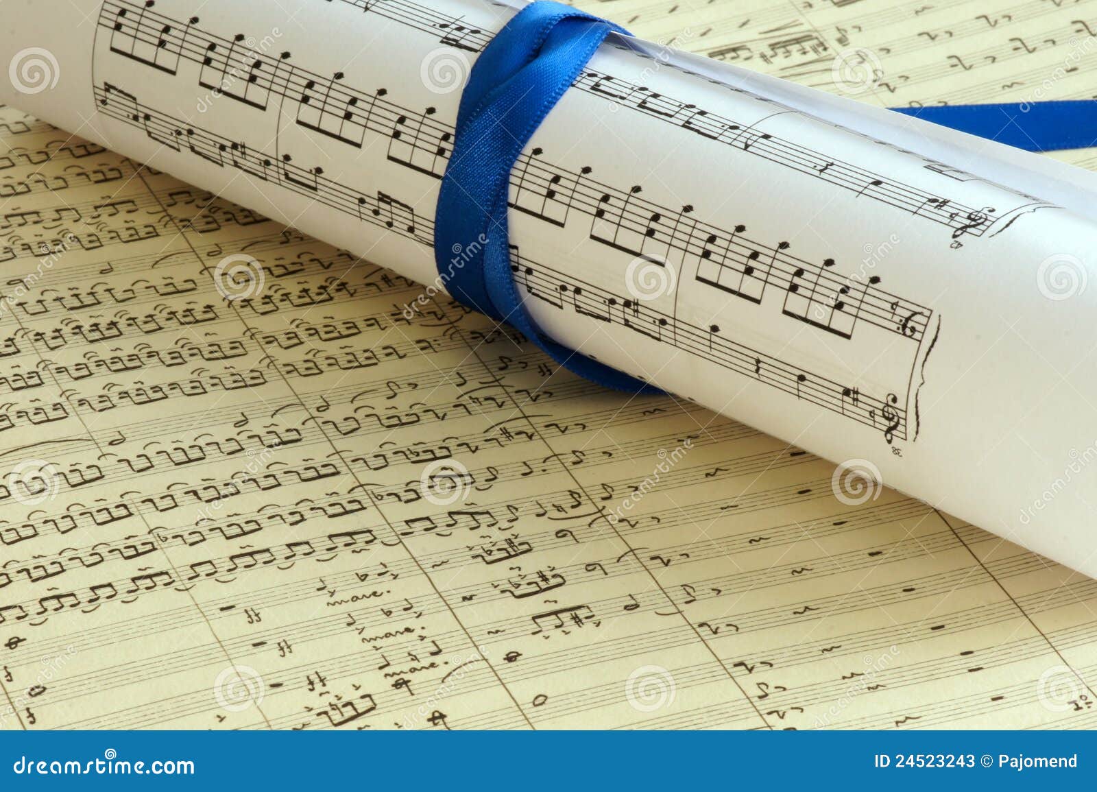 Music composition closeup stock image. Image of score - 24523243