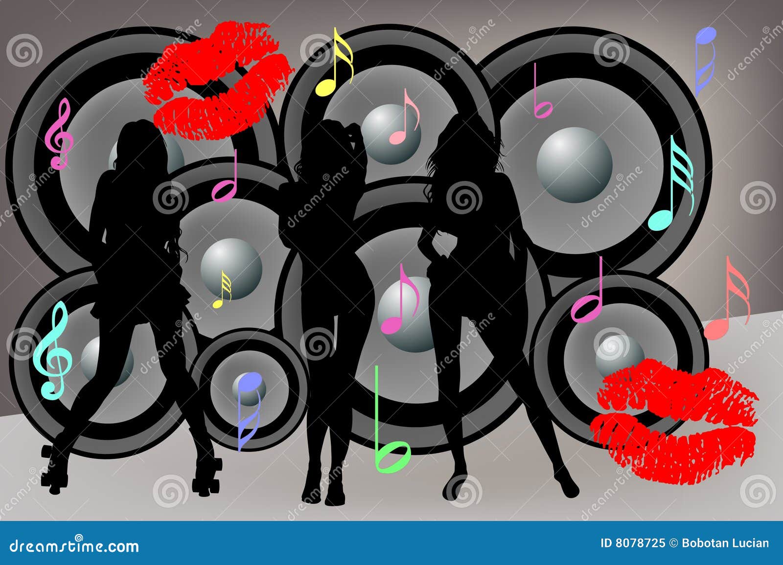 Music concept stock illustration. Illustration of backgrounds - 8078725