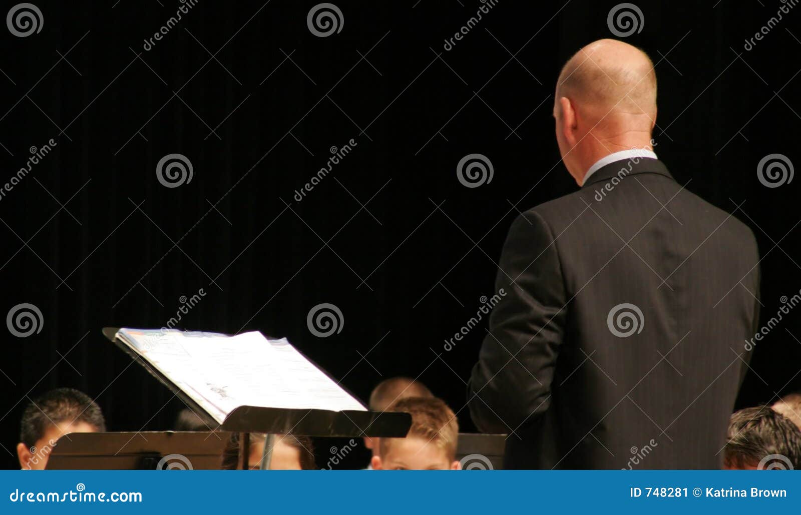 Music Concert Conductor stock image. Image of concert, ting - 748281