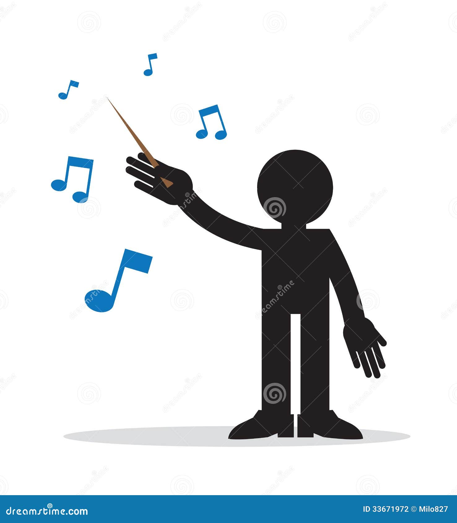 Pantomime Musical Director Clipart