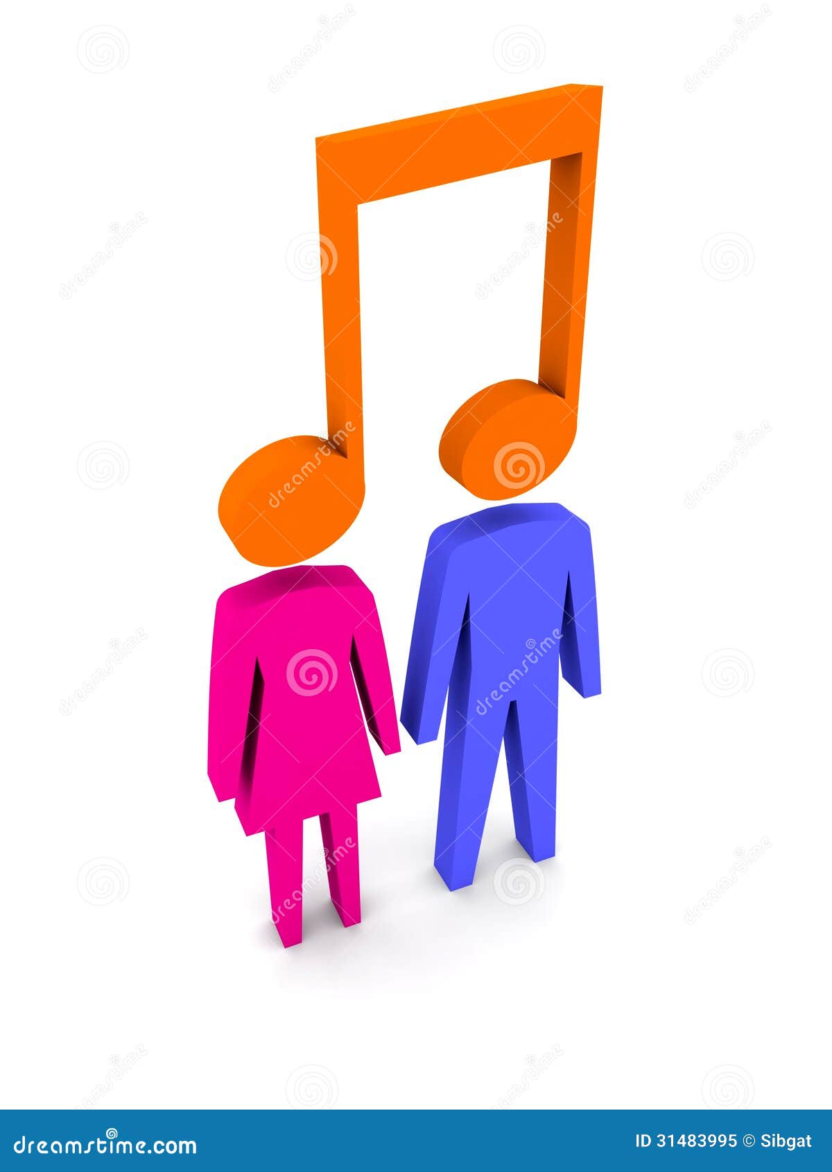 Music connecting people. stock illustration. Illustration of abstract ...
