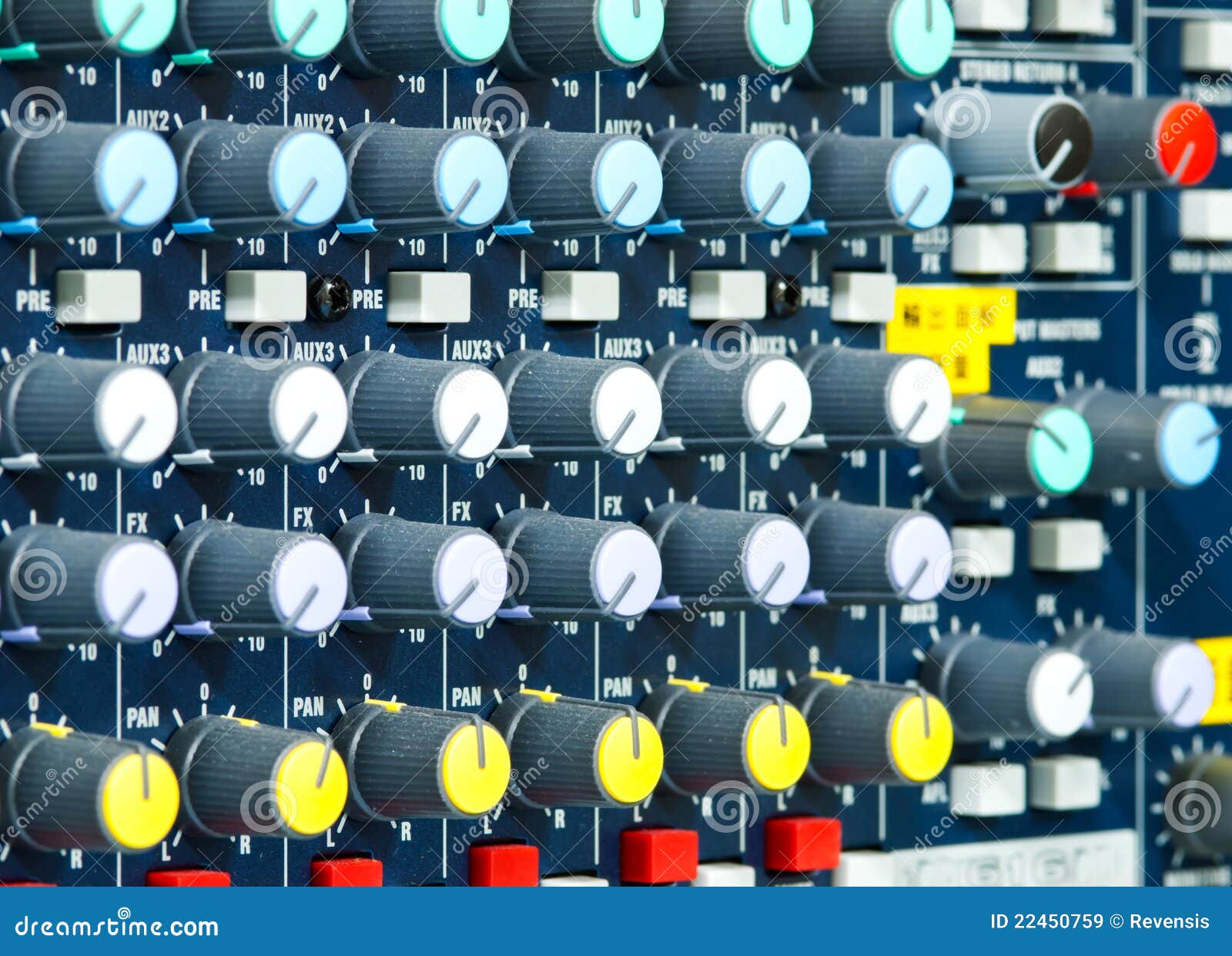Music control panel stock image. Image of audio, mute - 22450759