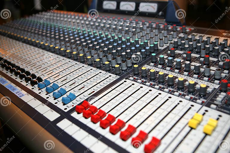 Music control panel stock photo. Image of production, professional ...