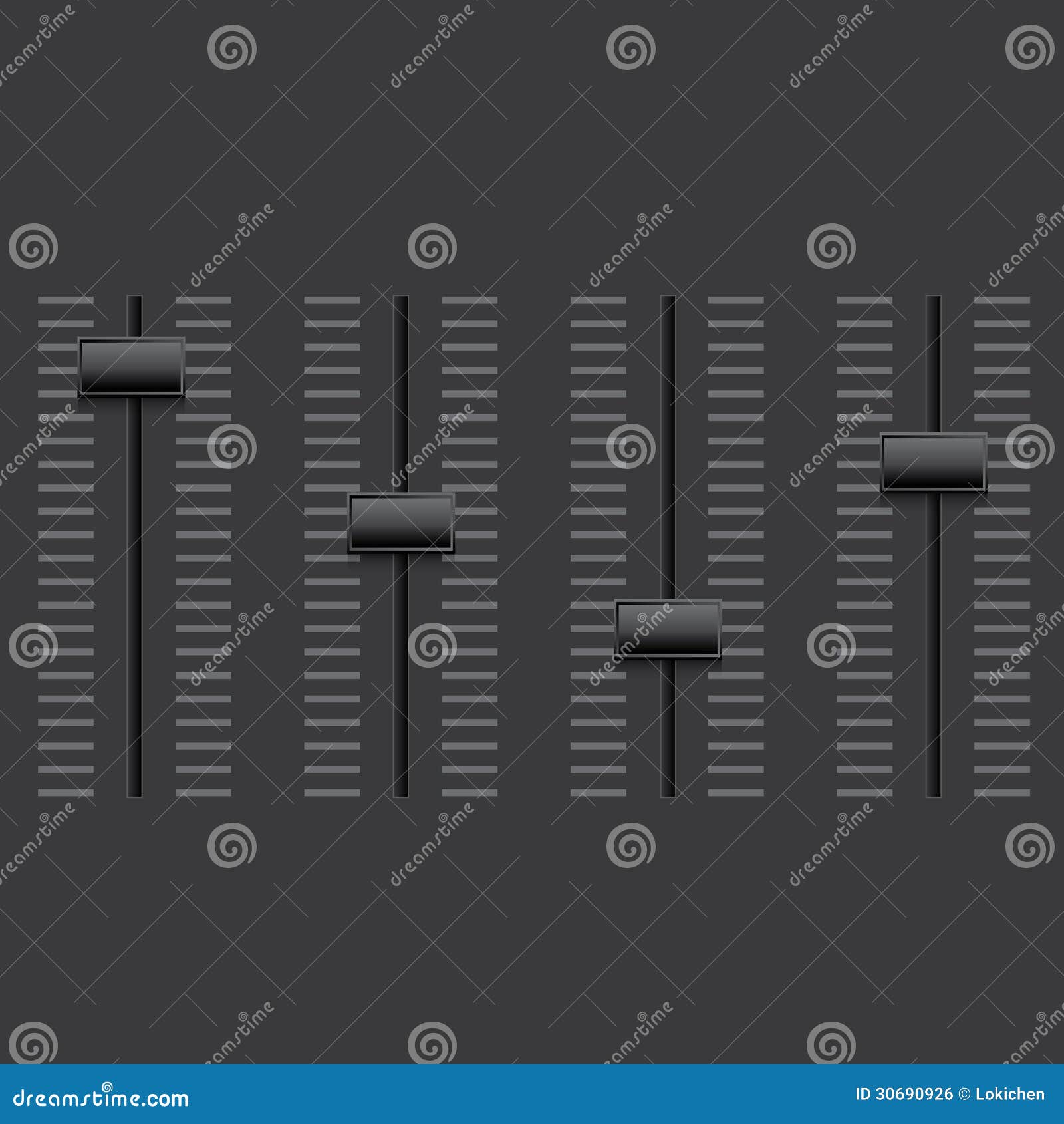 Music control stock illustration. Illustration of industry - 30690926