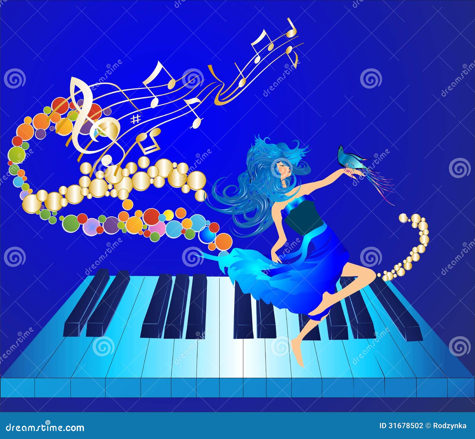 Music and dance stock illustration. Illustration of music - 31678502