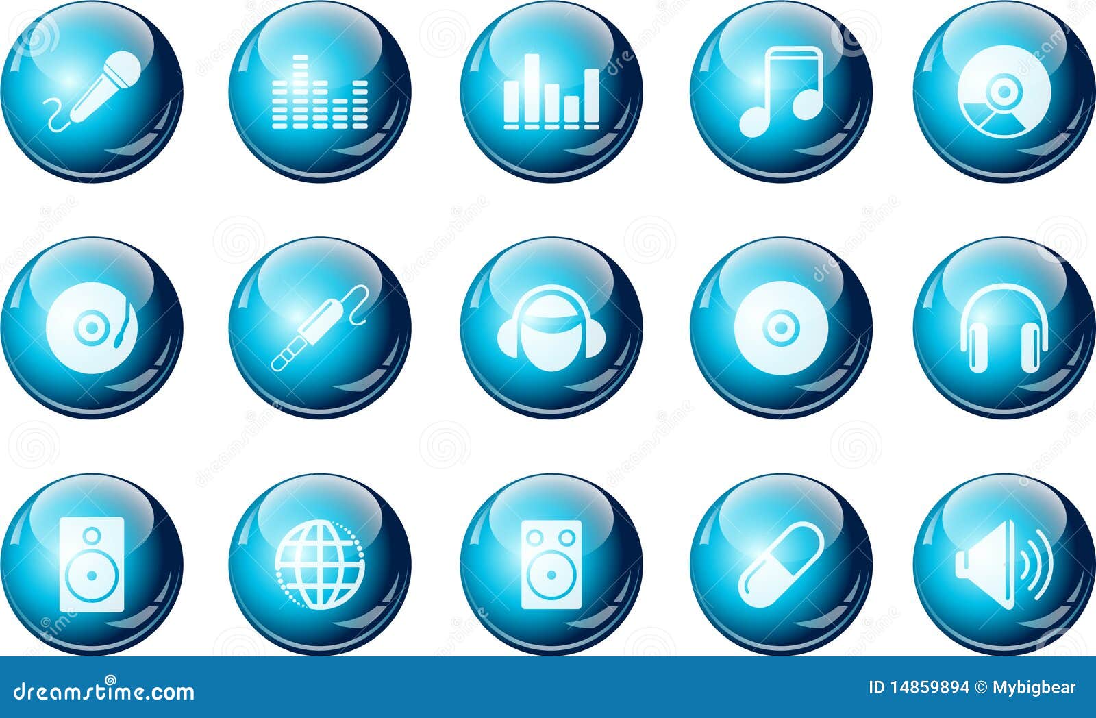 Music and Dance icons stock vector. Illustration of icon - 14859894