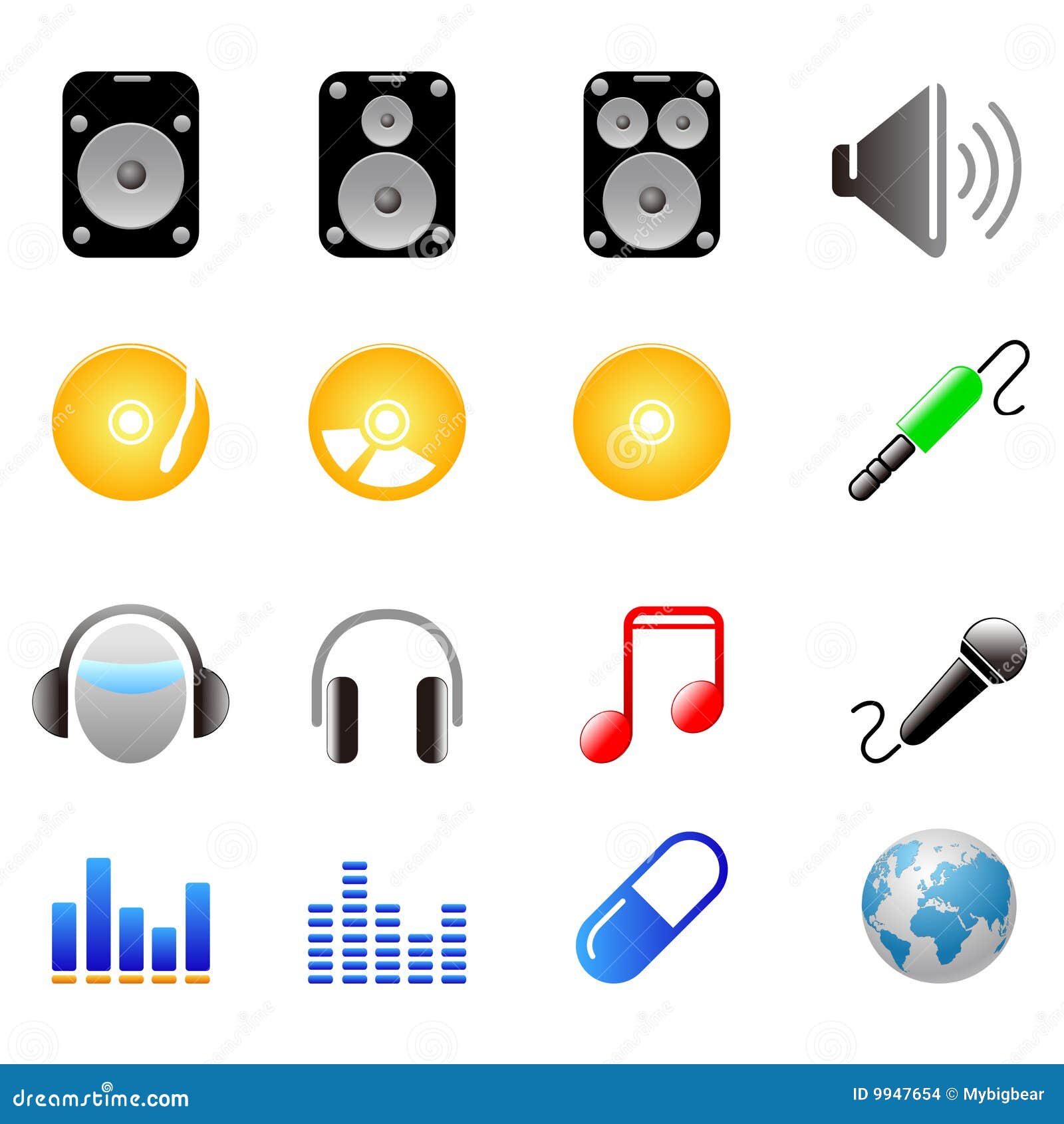 Music and Dance icons stock vector. Illustration of elegance - 9947654