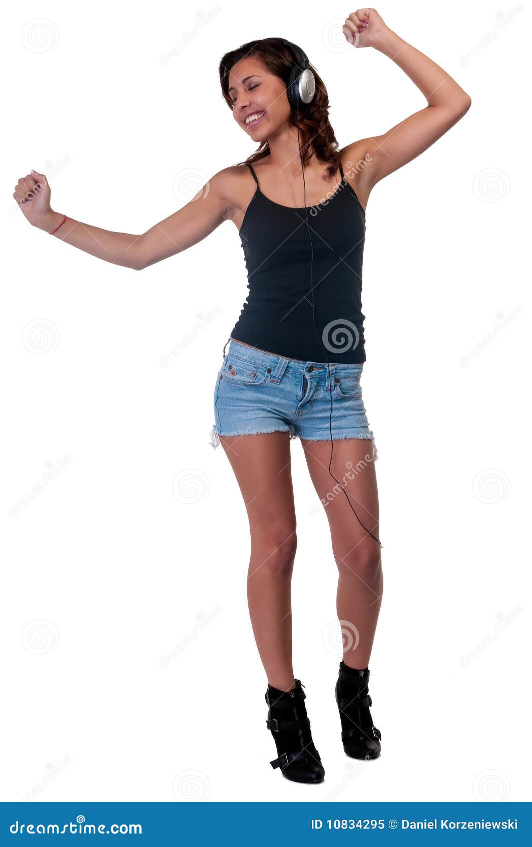 Music dancer stock image. Image of attractive, entertainment - 10834295