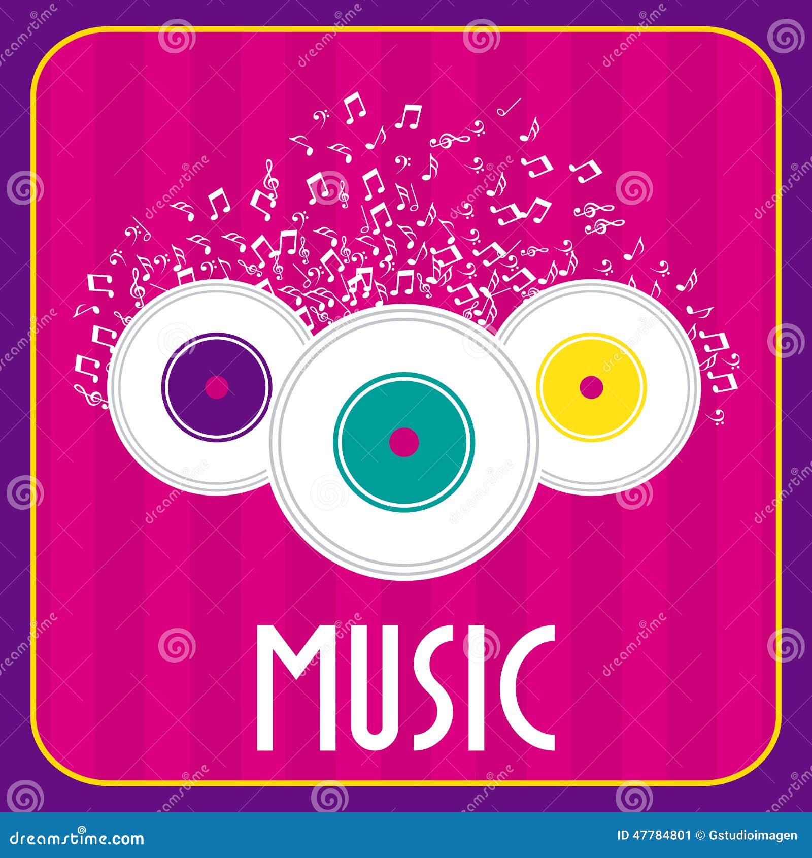 Music design stock illustration. Illustration of audio - 47784801