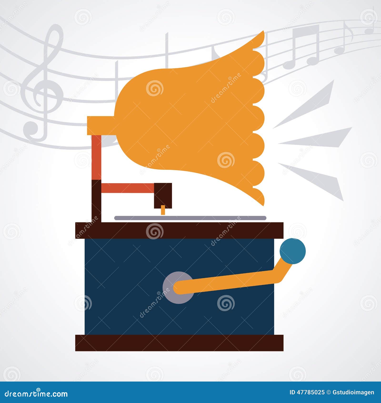 Music design stock illustration. Illustration of machine - 47785025