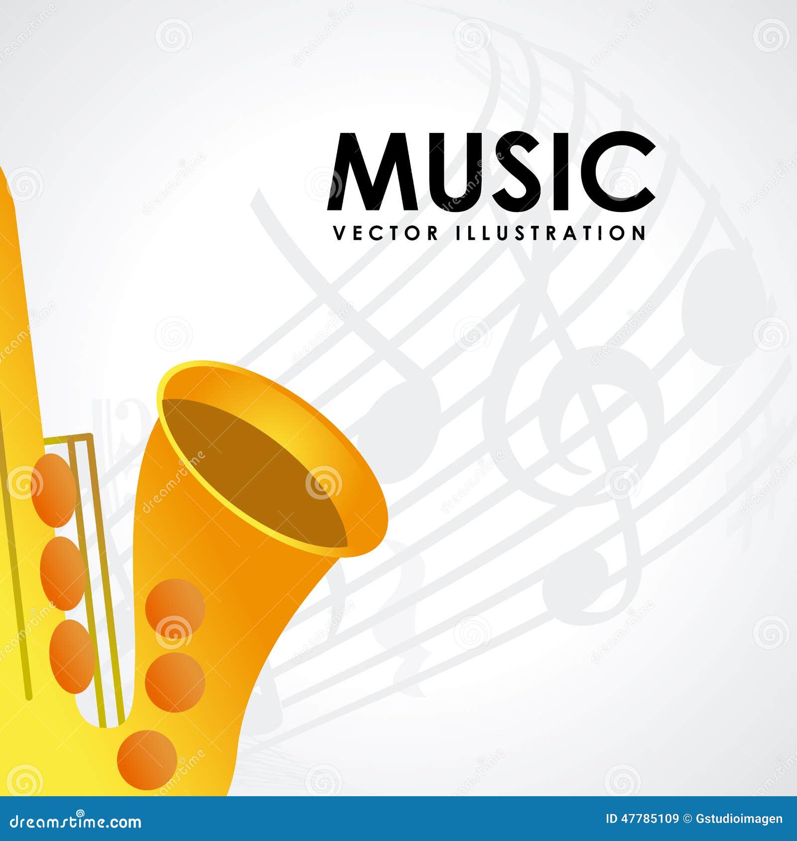 Music design stock illustration. Illustration of graphic - 47785109