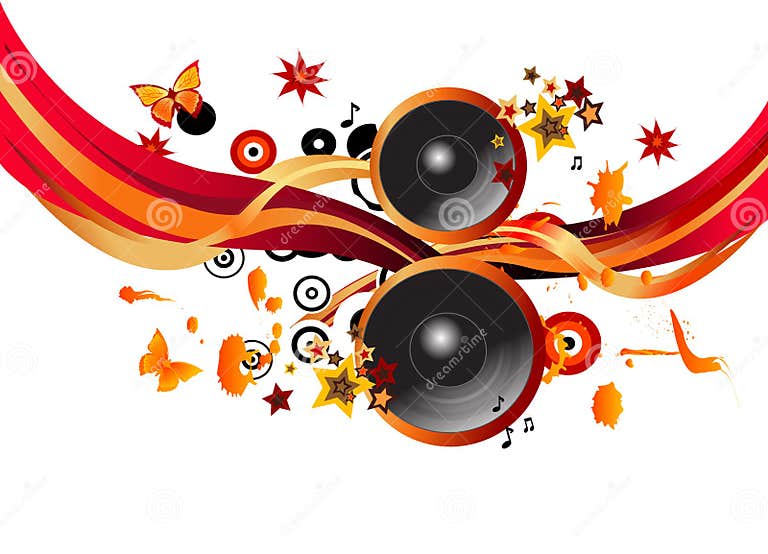 Music design elements stock vector. Illustration of disco - 5844814