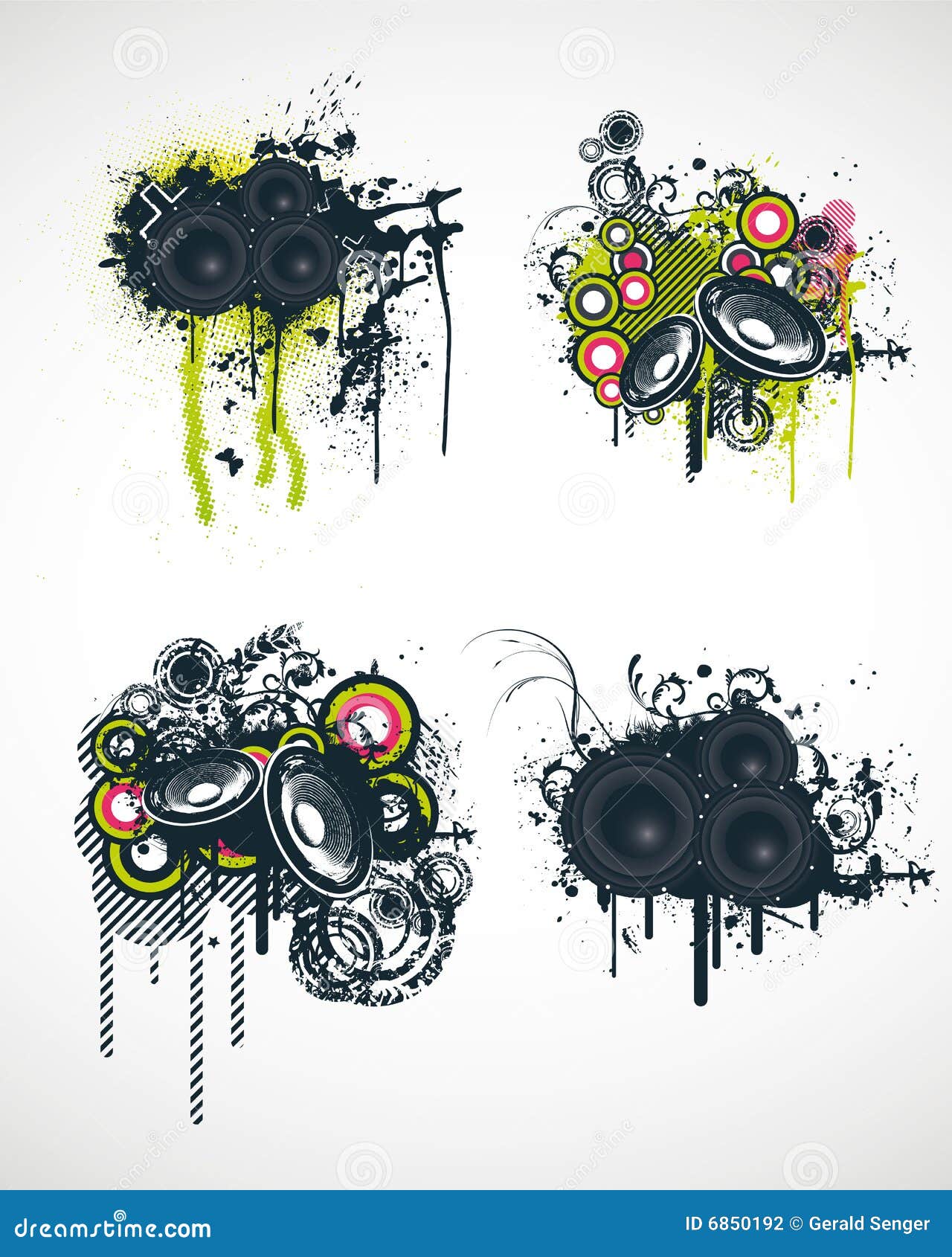 Music Design Elements stock vector. Illustration of gradient - 6850192