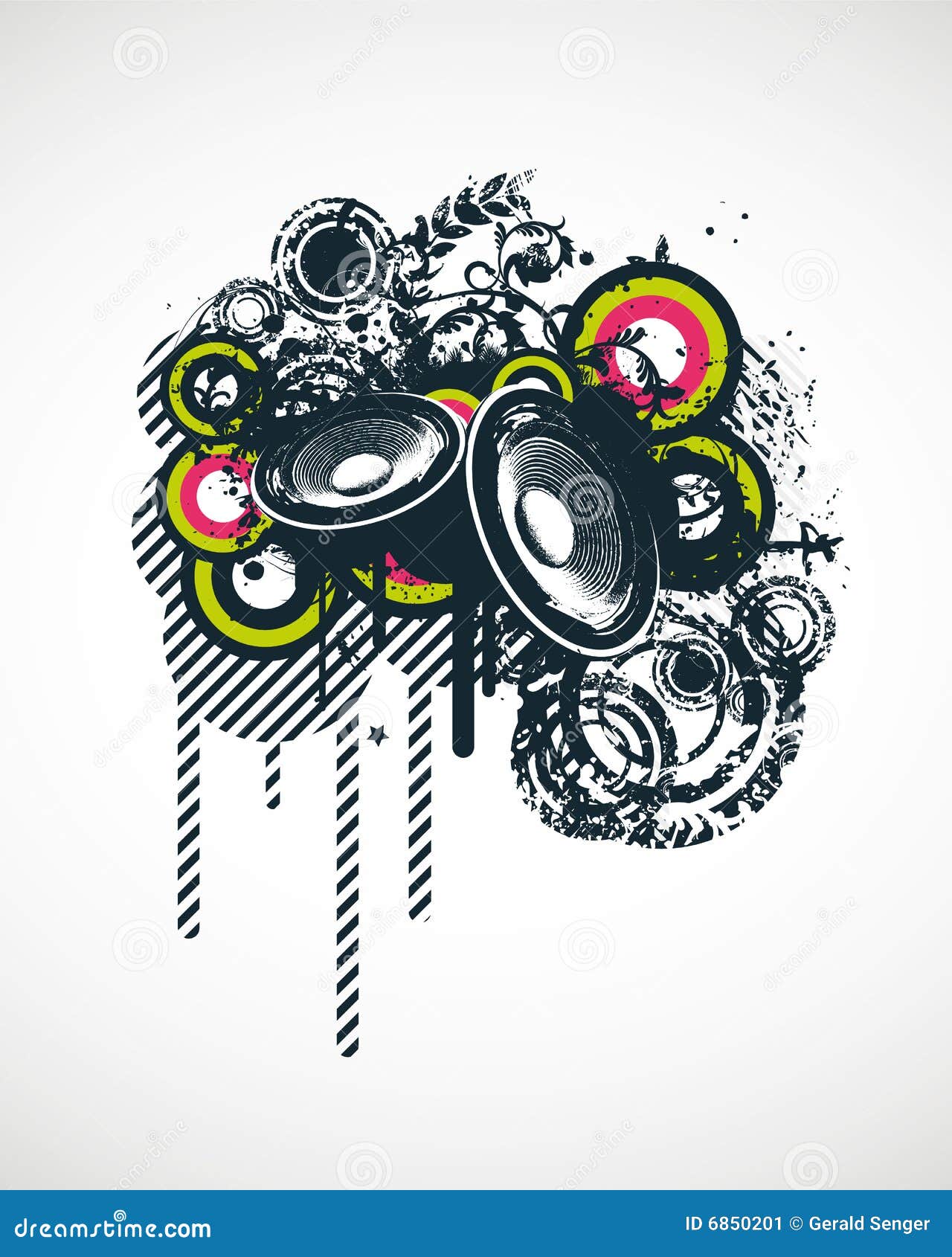 Music Design Elements stock vector. Illustration of graphic - 6850201