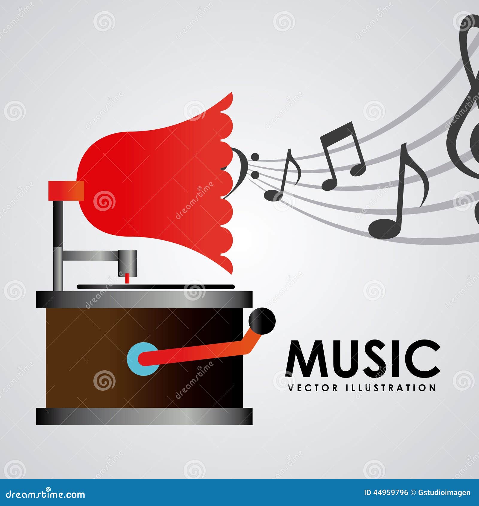Music design stock vector. Illustration of abstract, digital - 44959796