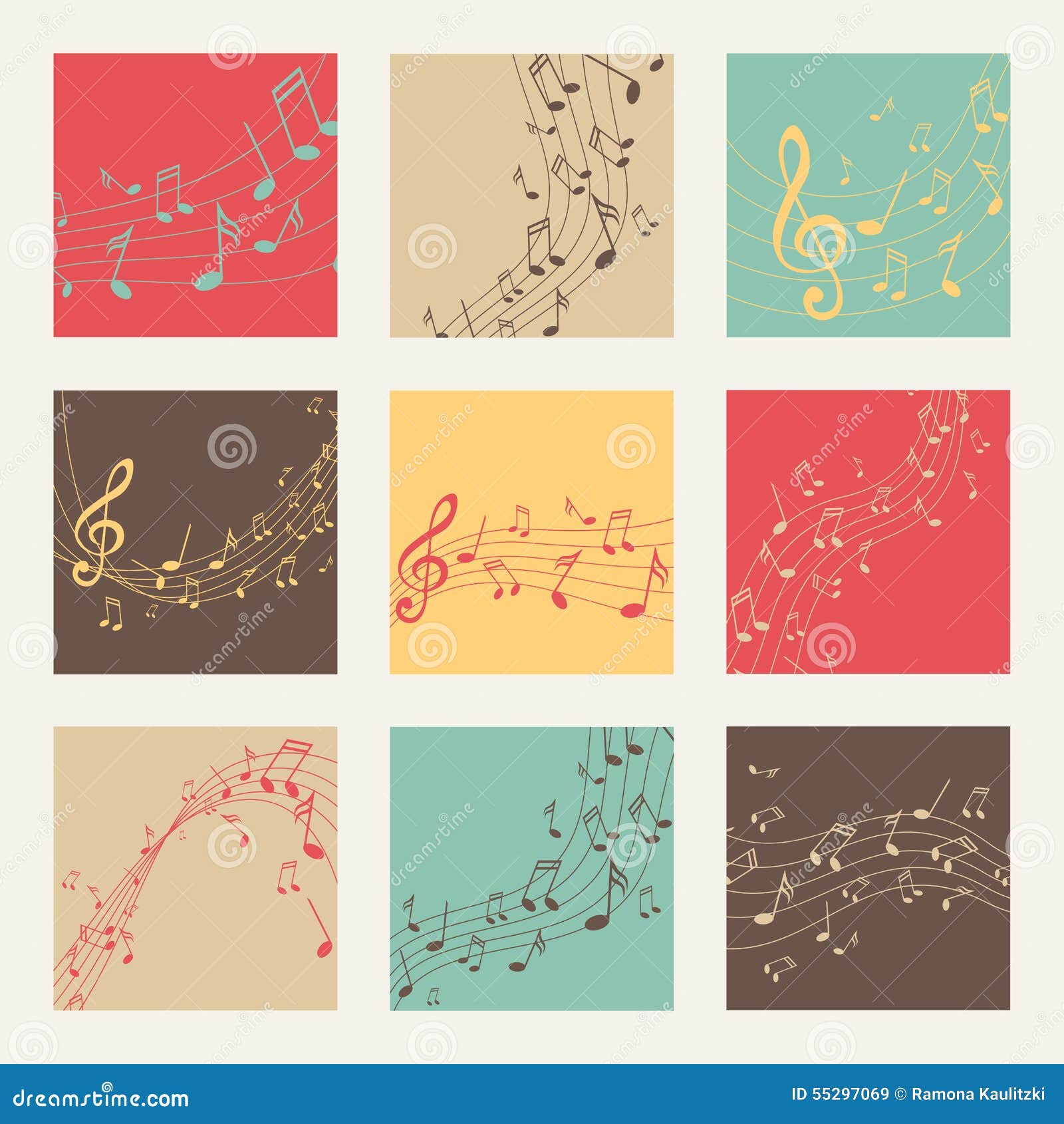 Music Designs stock illustration. Illustration of composition - 55297069