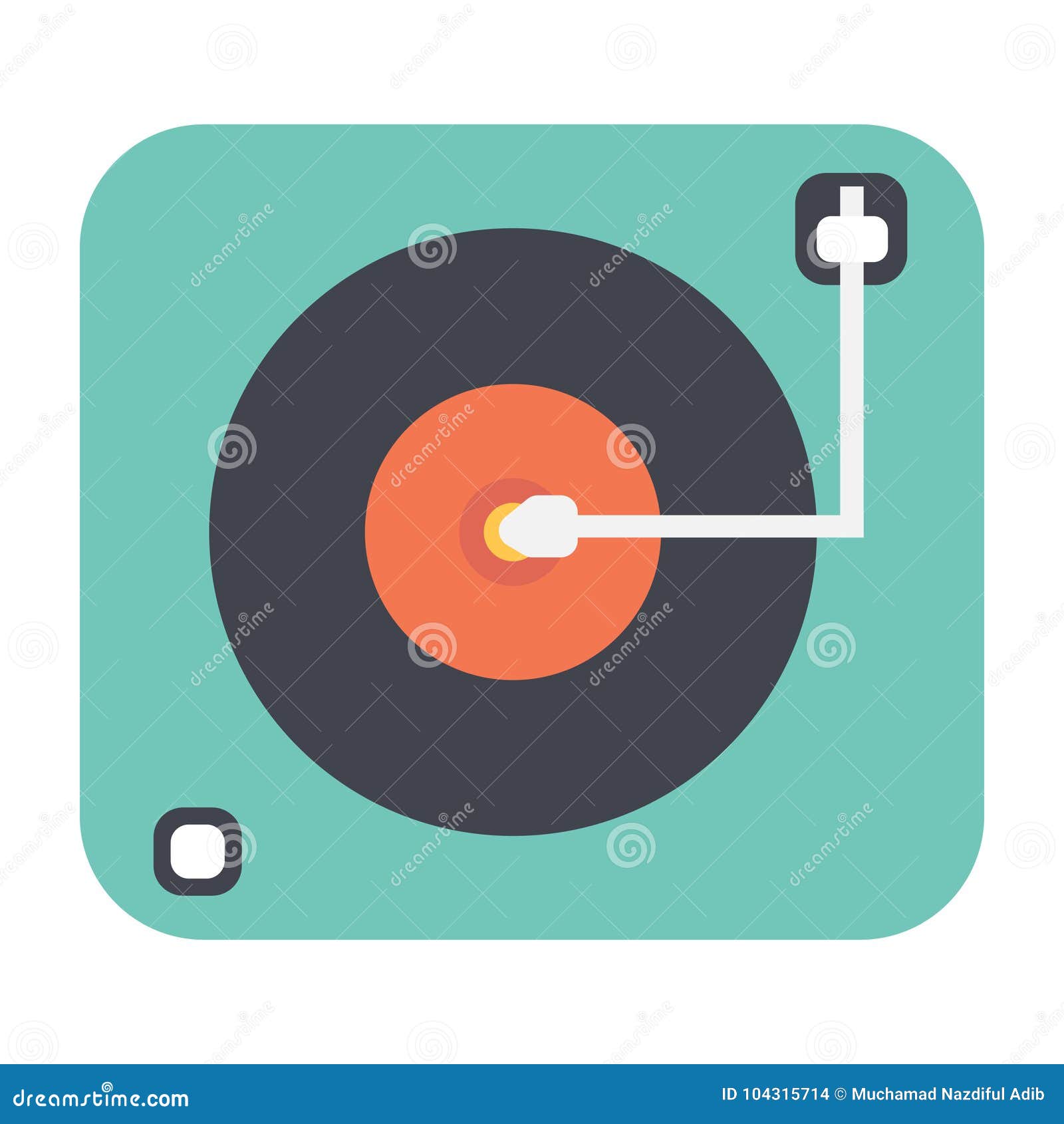 Music Digital Icon Graphic Design Stock Illustration - Illustration of ...