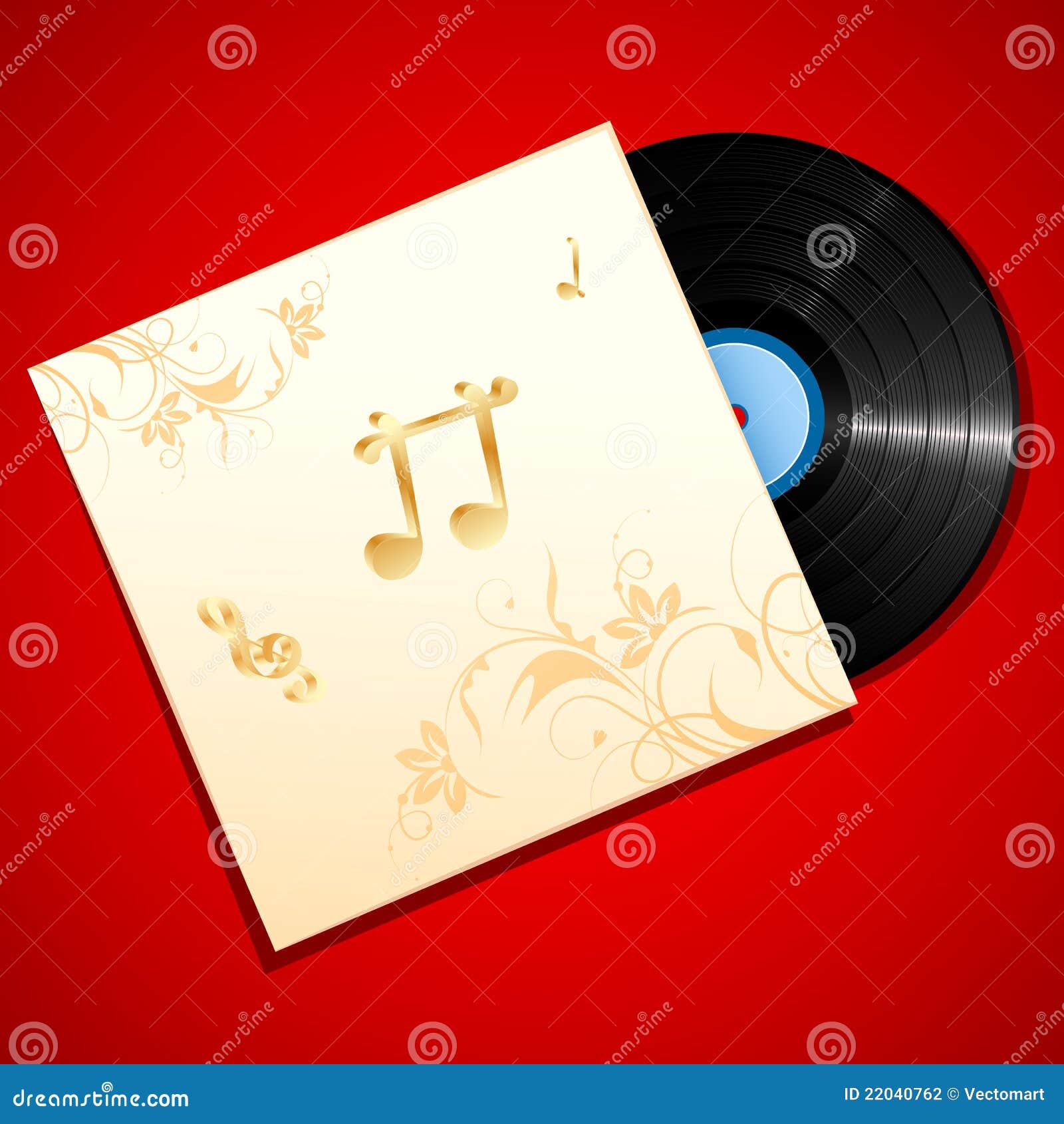 Music Disc stock vector. Illustration of media, element - 22040762