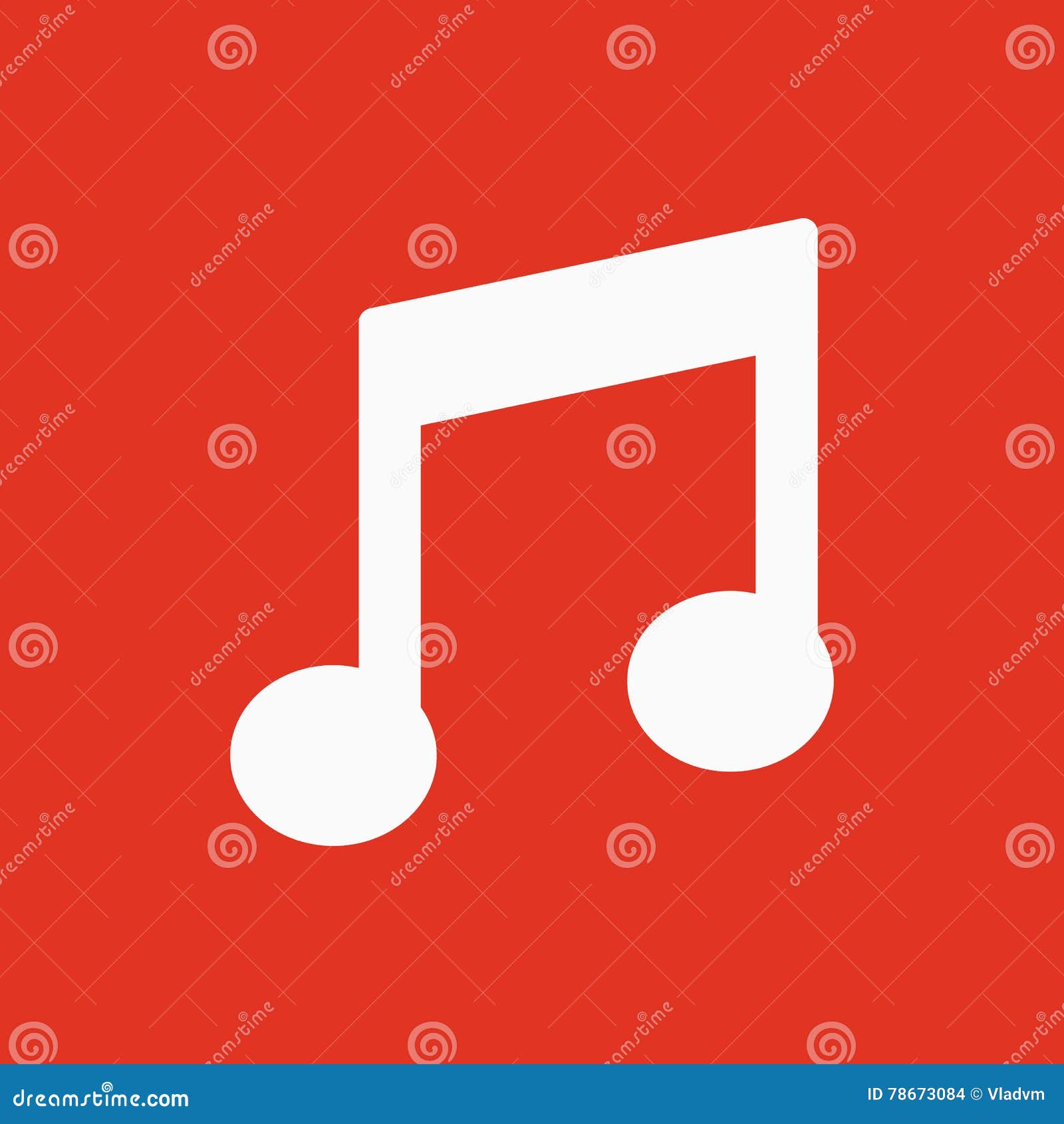 The Music Disk Icon. Musical Symbol Stock Vector - Illustration of ...