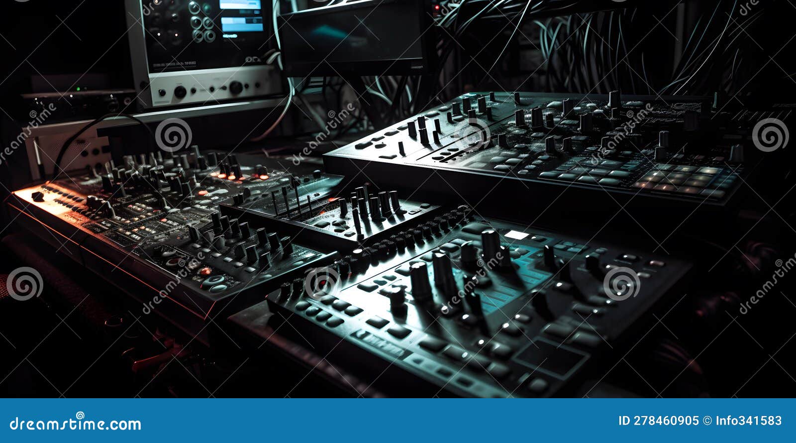 Music Electronic Techno House Trance High Contrast Two Generative AI ...