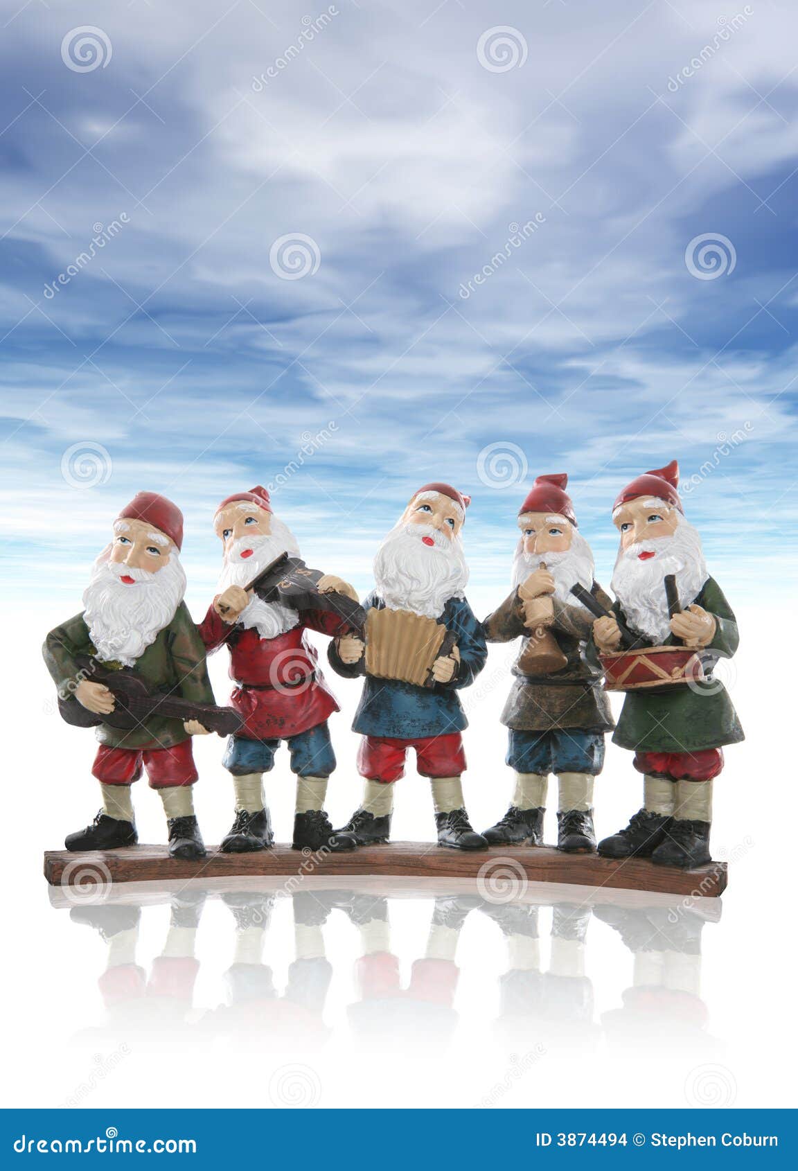 Music Elves stock photo. Image of nature, drum, decoration - 3874494