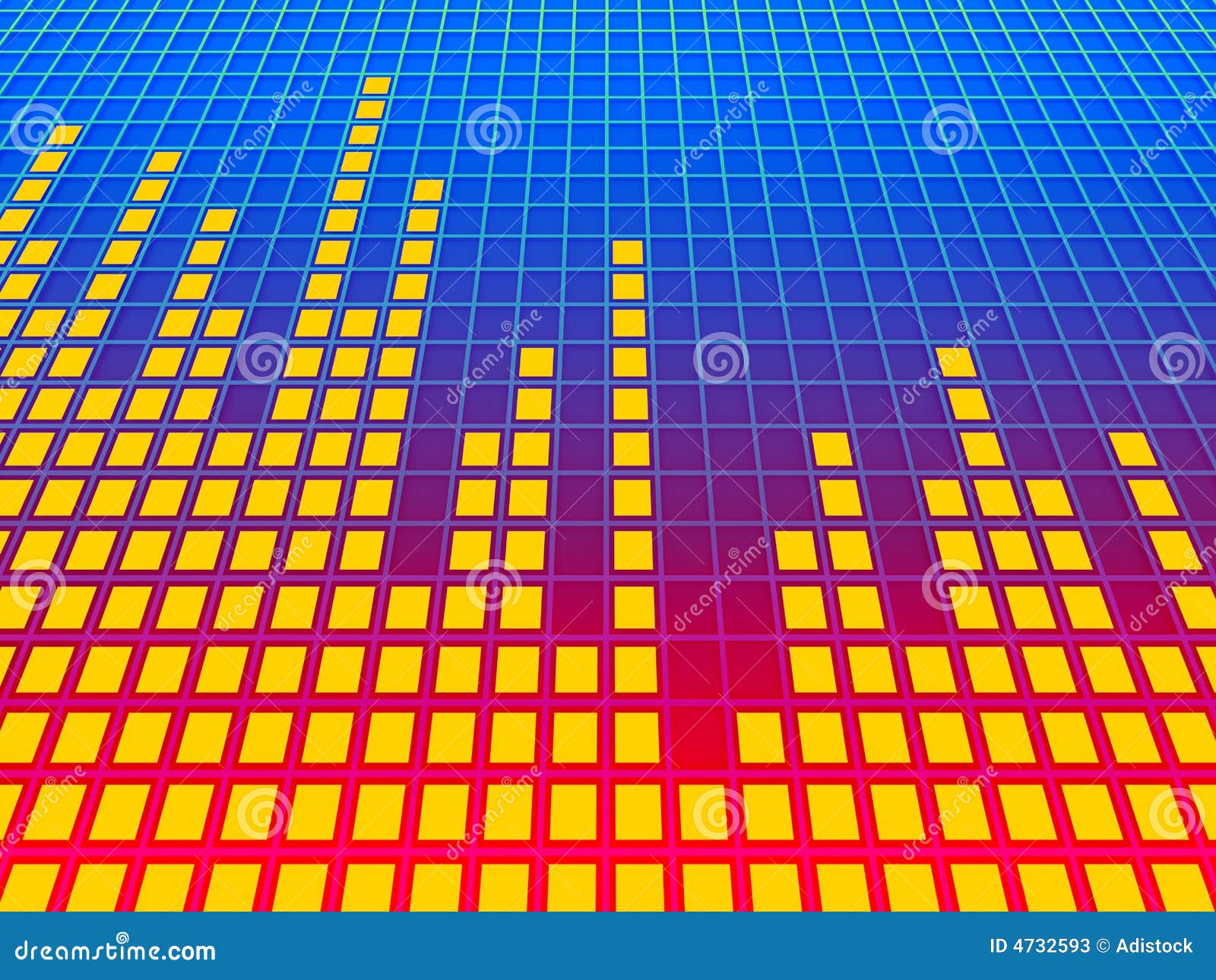 Music Equalizer And Sound Wave. Circular Sound Waves, Depicting Audio ...