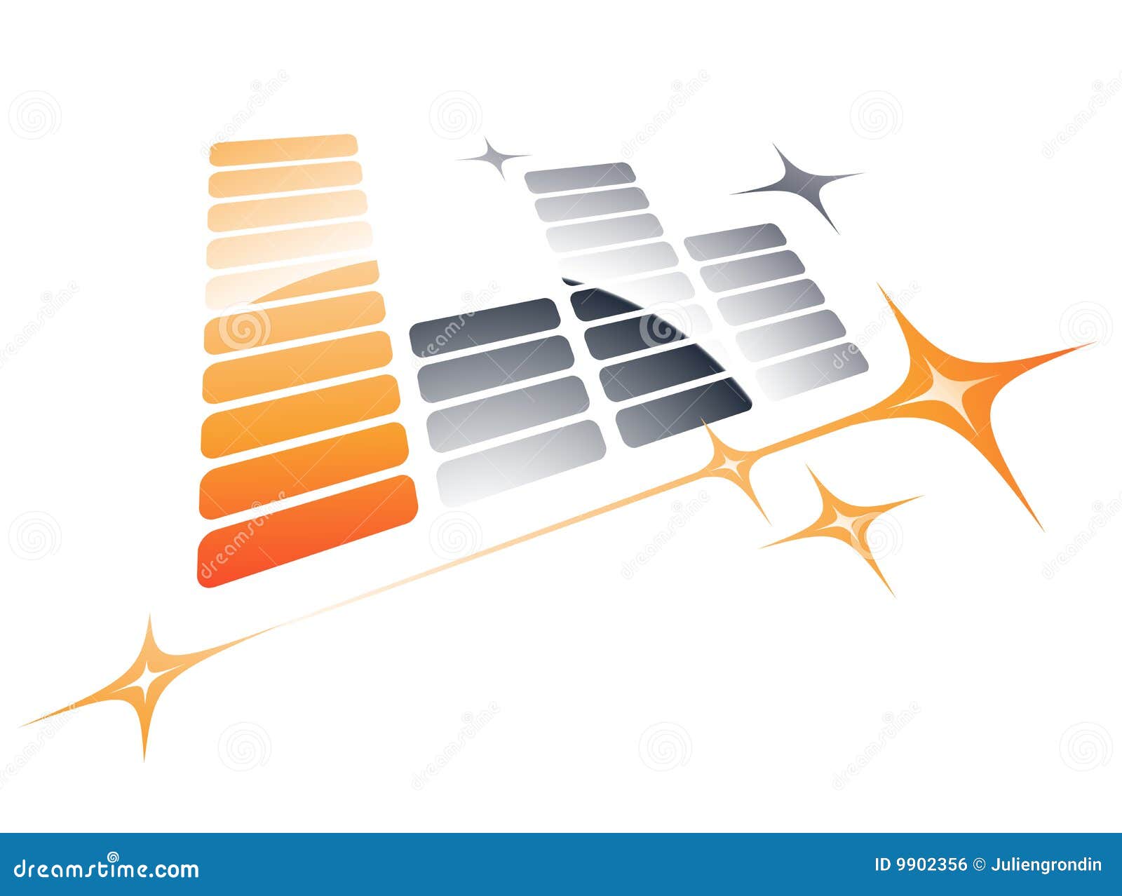 Music Equalizer And Sound Wave. Circular Sound Waves, Depicting Audio ...