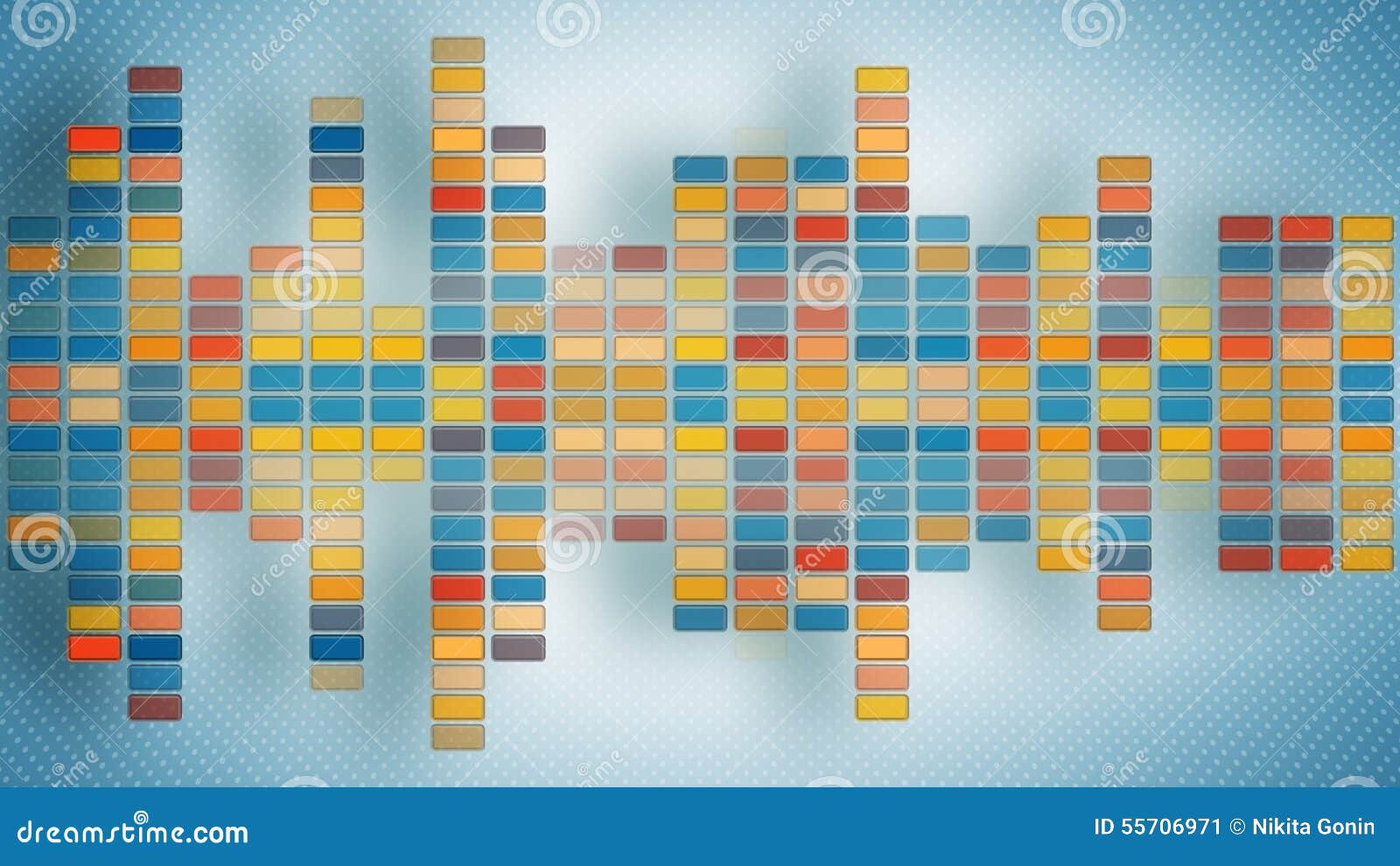 Music Equalizer Party Background Stock Illustration - Illustration of ...