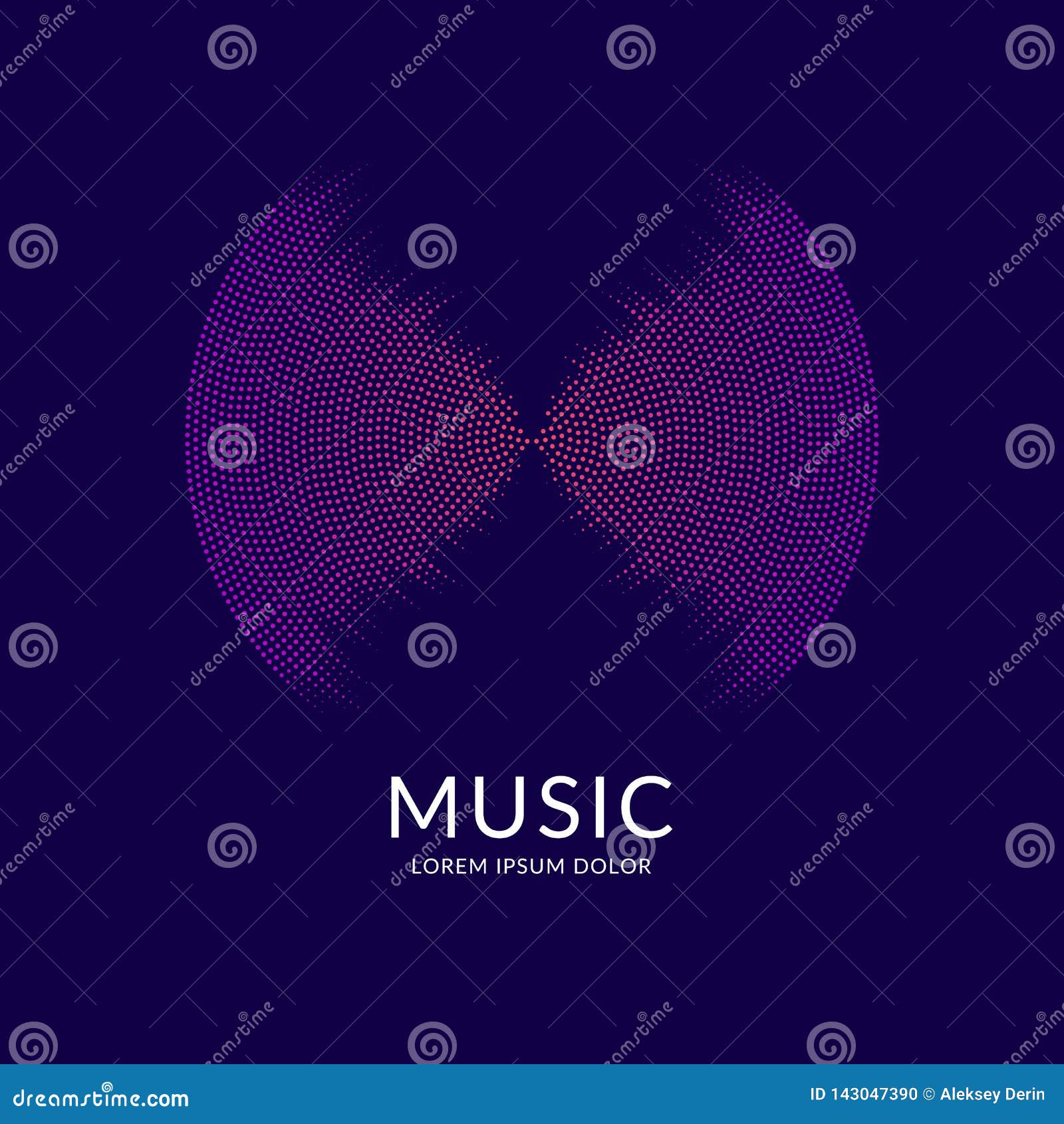 Music Equalizer. Vector Abstract Background with Dynamic Waves, Line ...