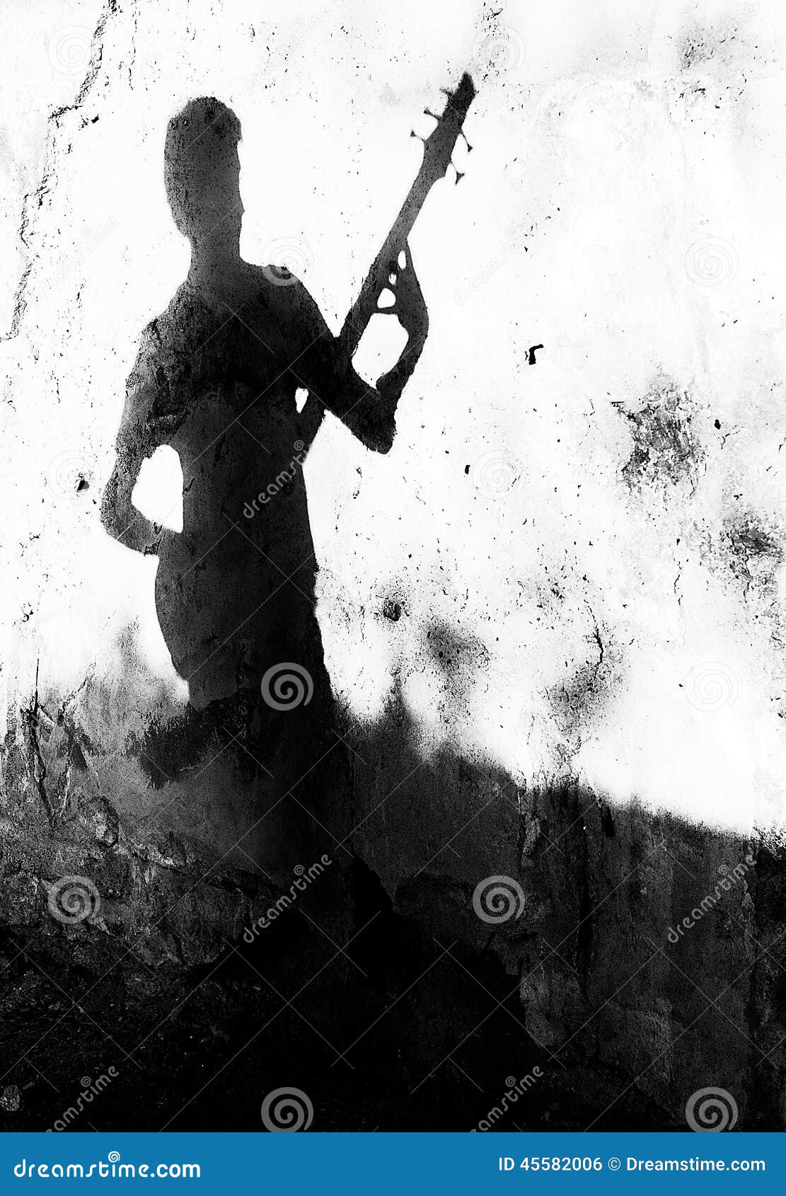 Music Everywhere, the Shadow of Music Stock Photo - Image of cover ...