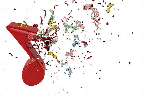 Music Explosion stock illustration. Illustration of listen - 87839446