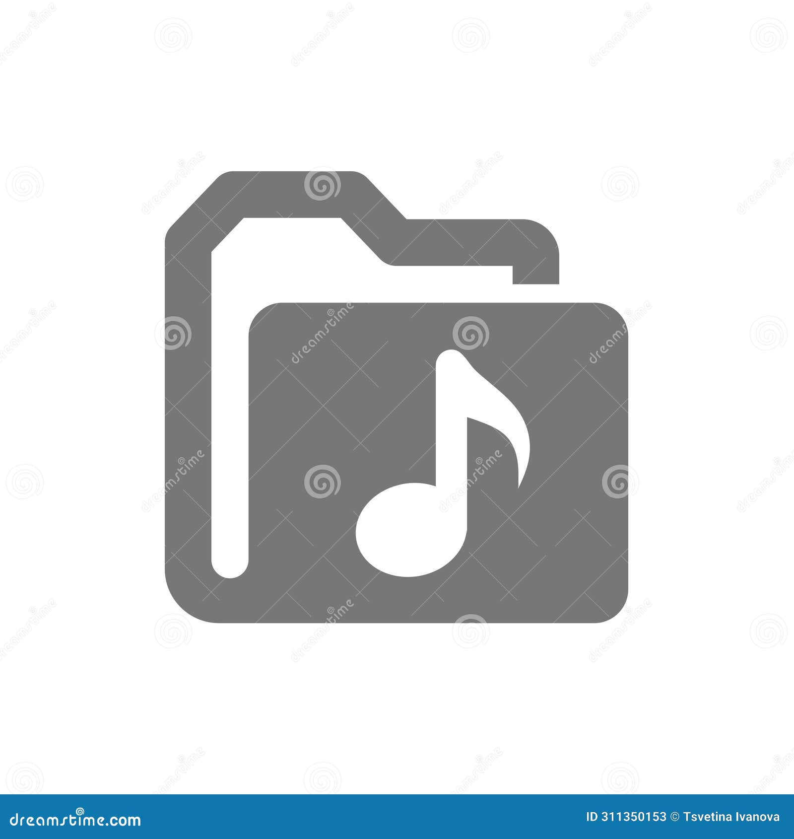 Music File Logo Design Template Vector Illustration | CartoonDealer.com ...