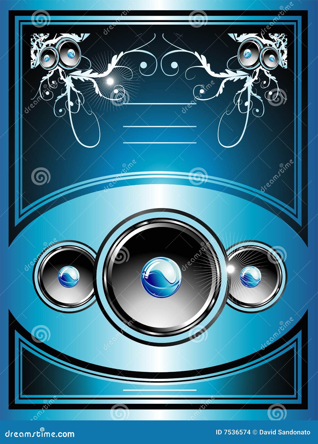 Music Flayer background stock vector. Illustration of event - 7536574