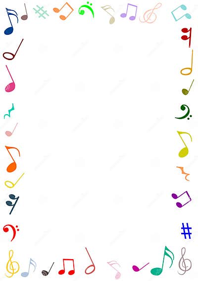 Music frame stock illustration. Illustration of symbols - 28992872
