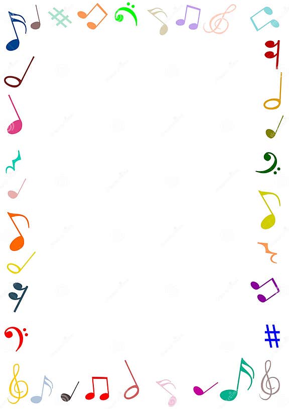 Music frame stock illustration. Illustration of symbols - 28992872