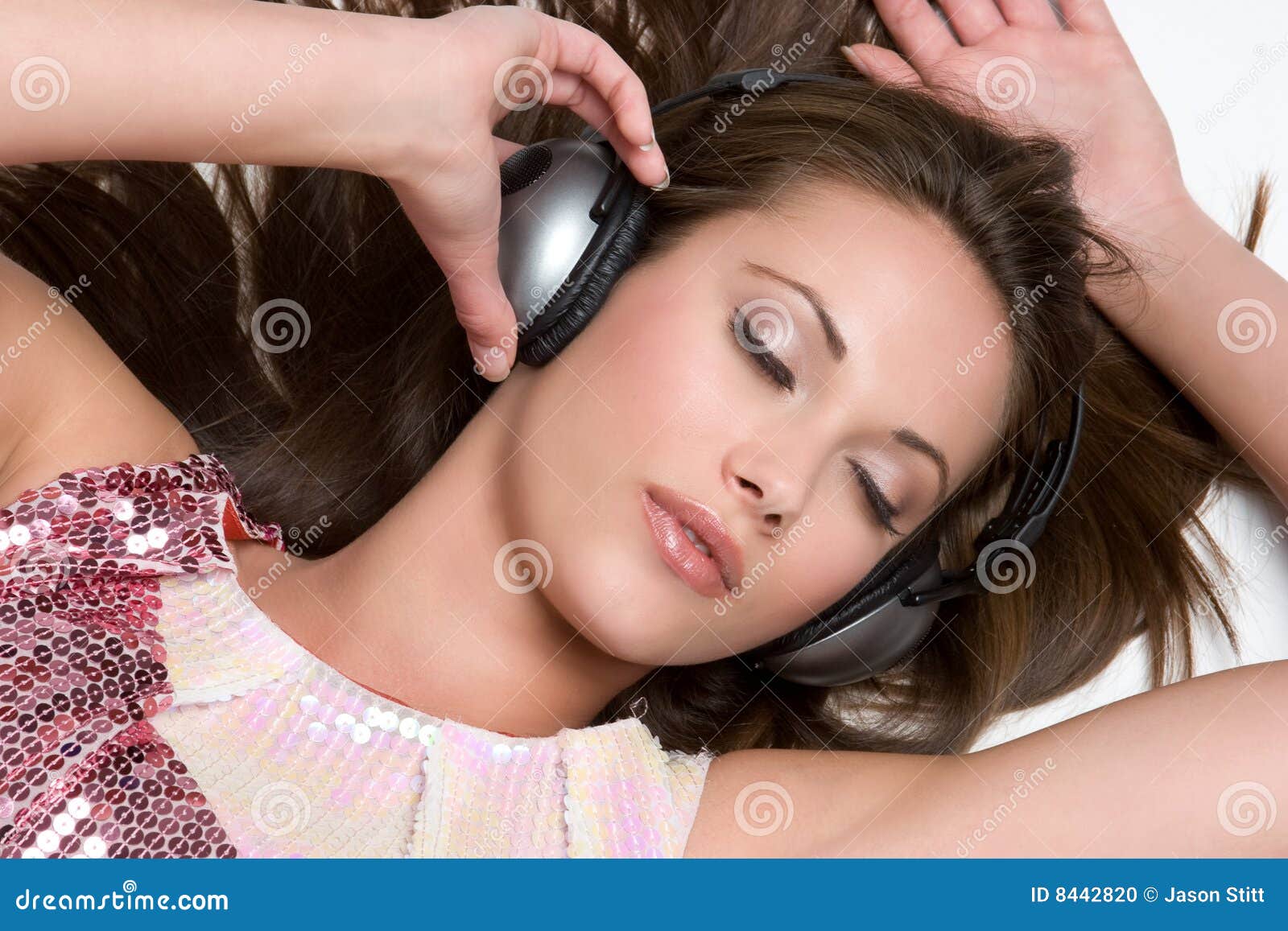 Music Girl stock photo. Image of beautiful, teenagers - 8442820