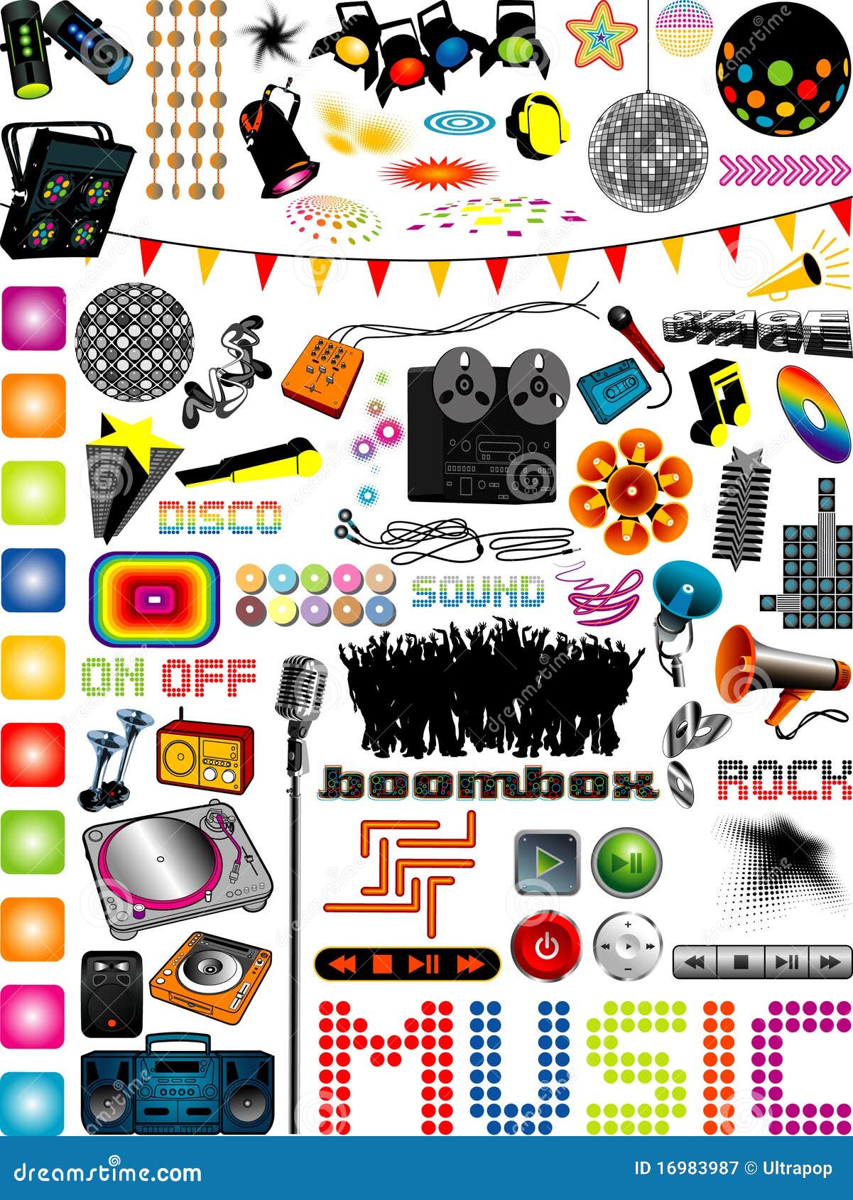 Music Graphics stock vector. Illustration of graphics - 16983987